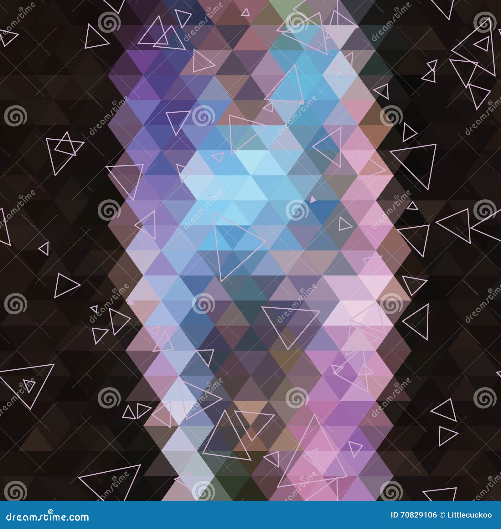 Geometric Triangle Abstract Background Stock Illustration ...