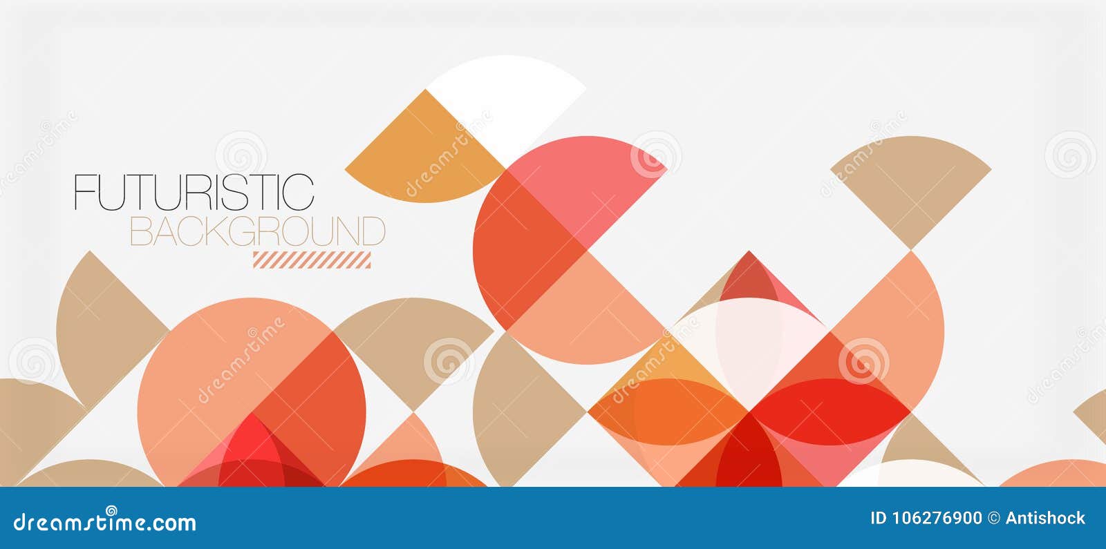 Geometric Triangle and Circle Shape, Wide Abstract Background Stock ...