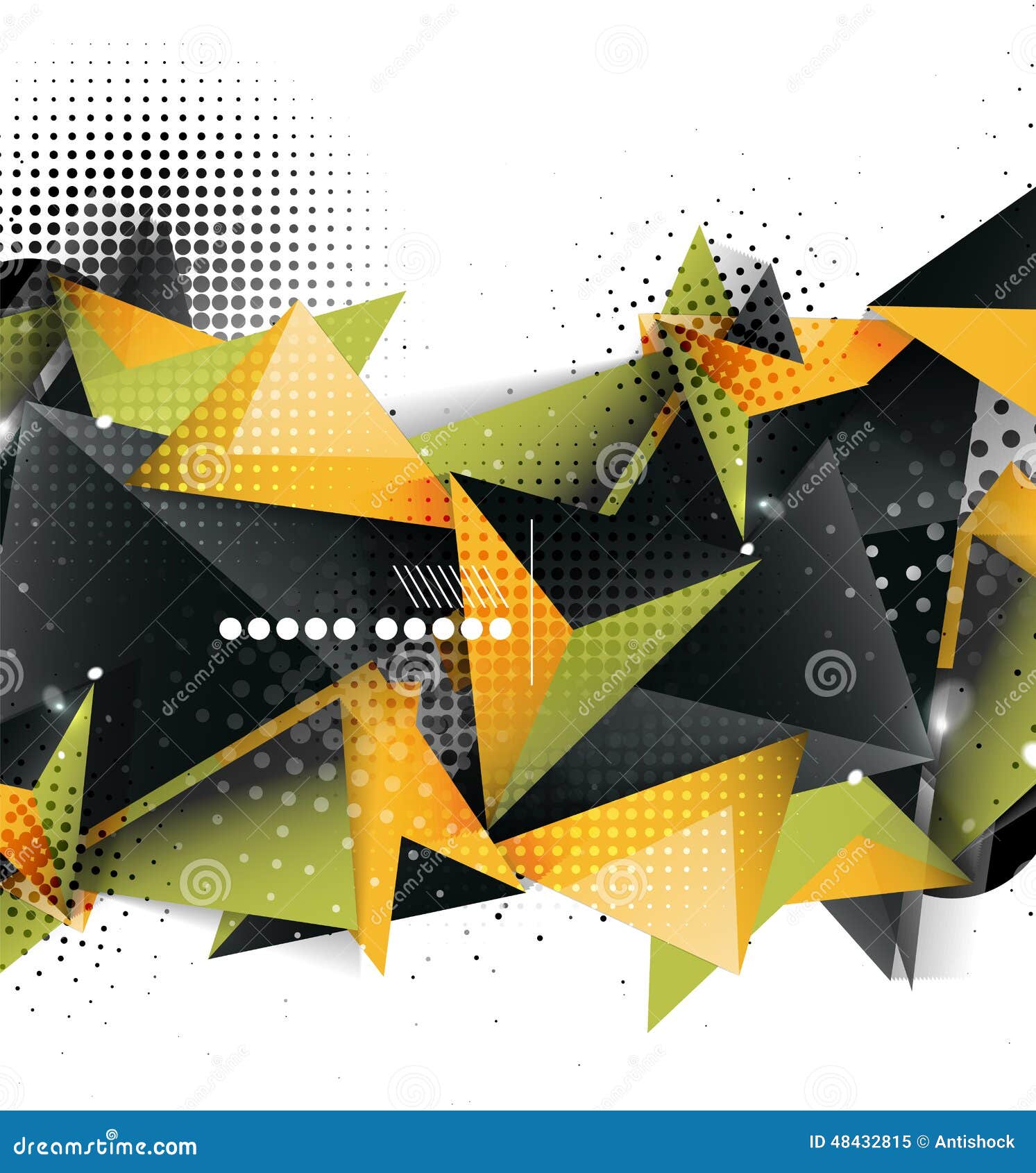 Geometric Triangle 3d Design, Abstract Background Stock Vector ...