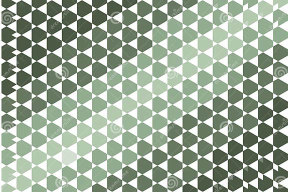 Geometric Triangle Pattern in Sage Green with Abstract Hexagonal Grid ...