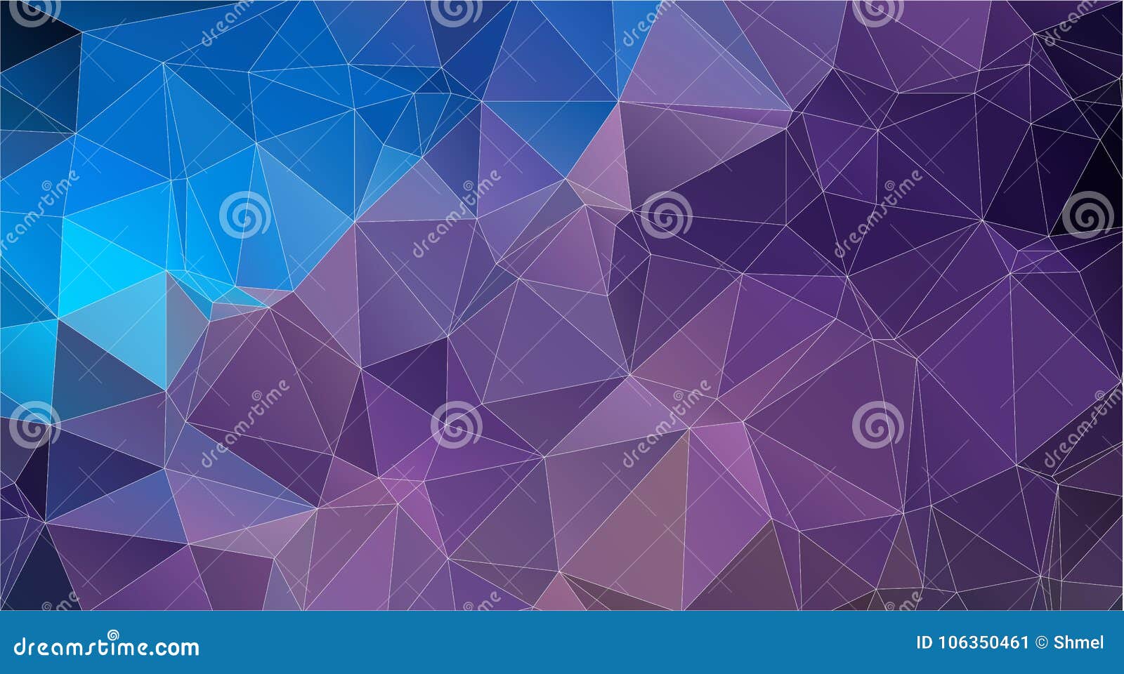 Flat Color Geometric Triangle Background Stock Vector - Illustration of ...