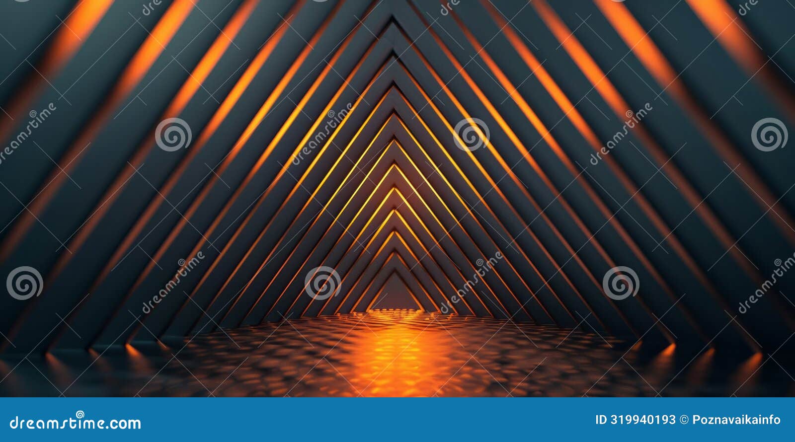 Geometric Triangle-shaped Structure with Modern Design and Sharp Angles ...