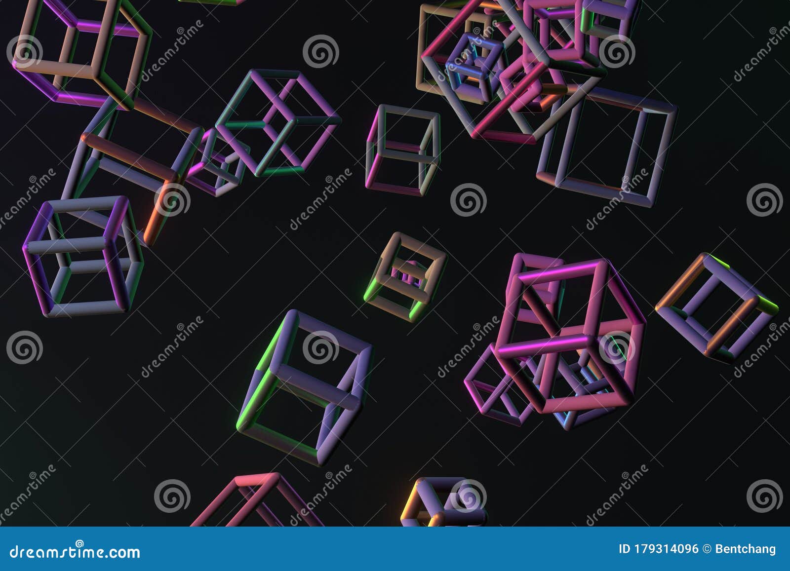 Geometric Triangle or Square. for Graphic Design or Background. 3D ...