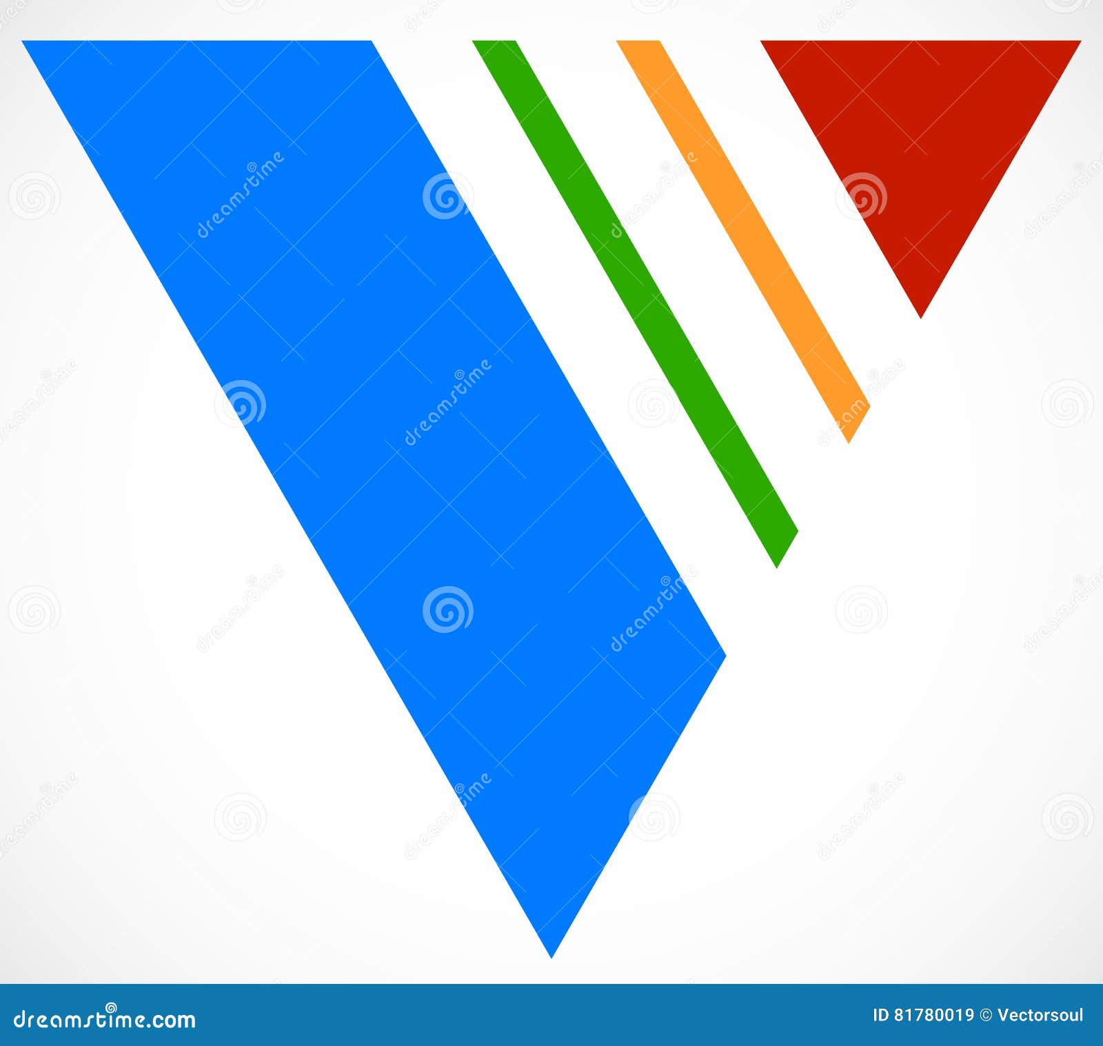Geometric Triangle with Stripes, Lines. Triangle Emblem, Icon Stock ...