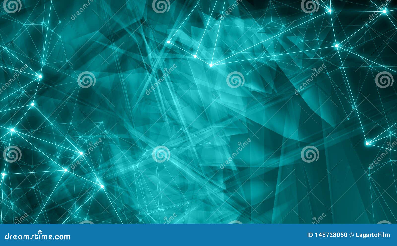 Technology Backdrop Concept, Background with Random Dots and Lines ...