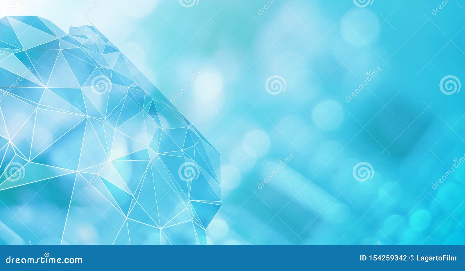 Geometric Triangles Connected Lines, Futuristic Shape Elements Stock ...