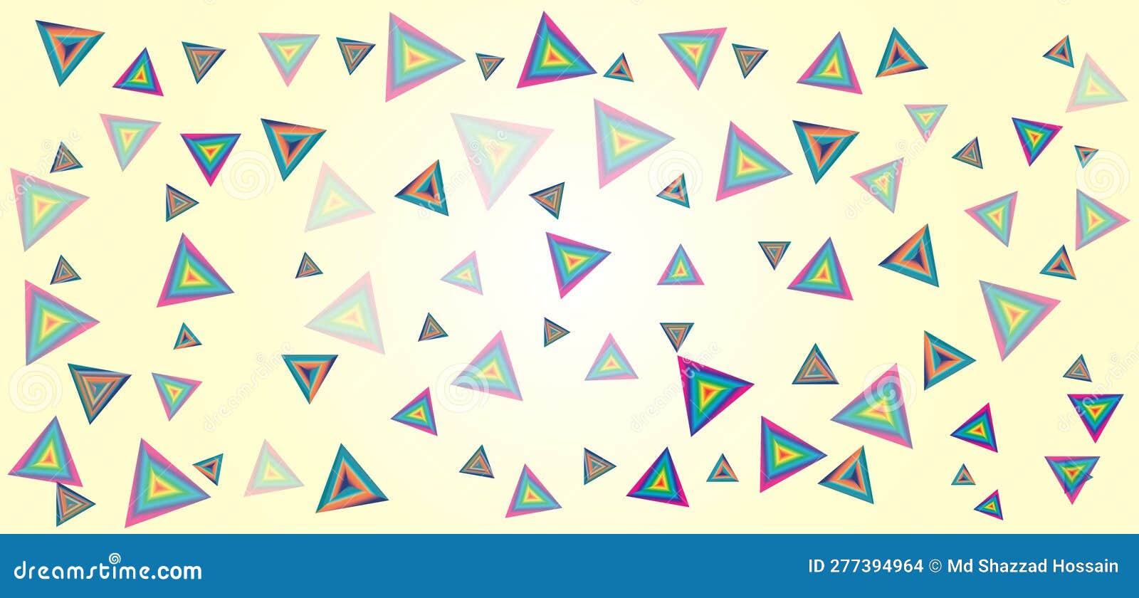 Geometric Triangles Multi Color Luxury Background Stock Vector ...