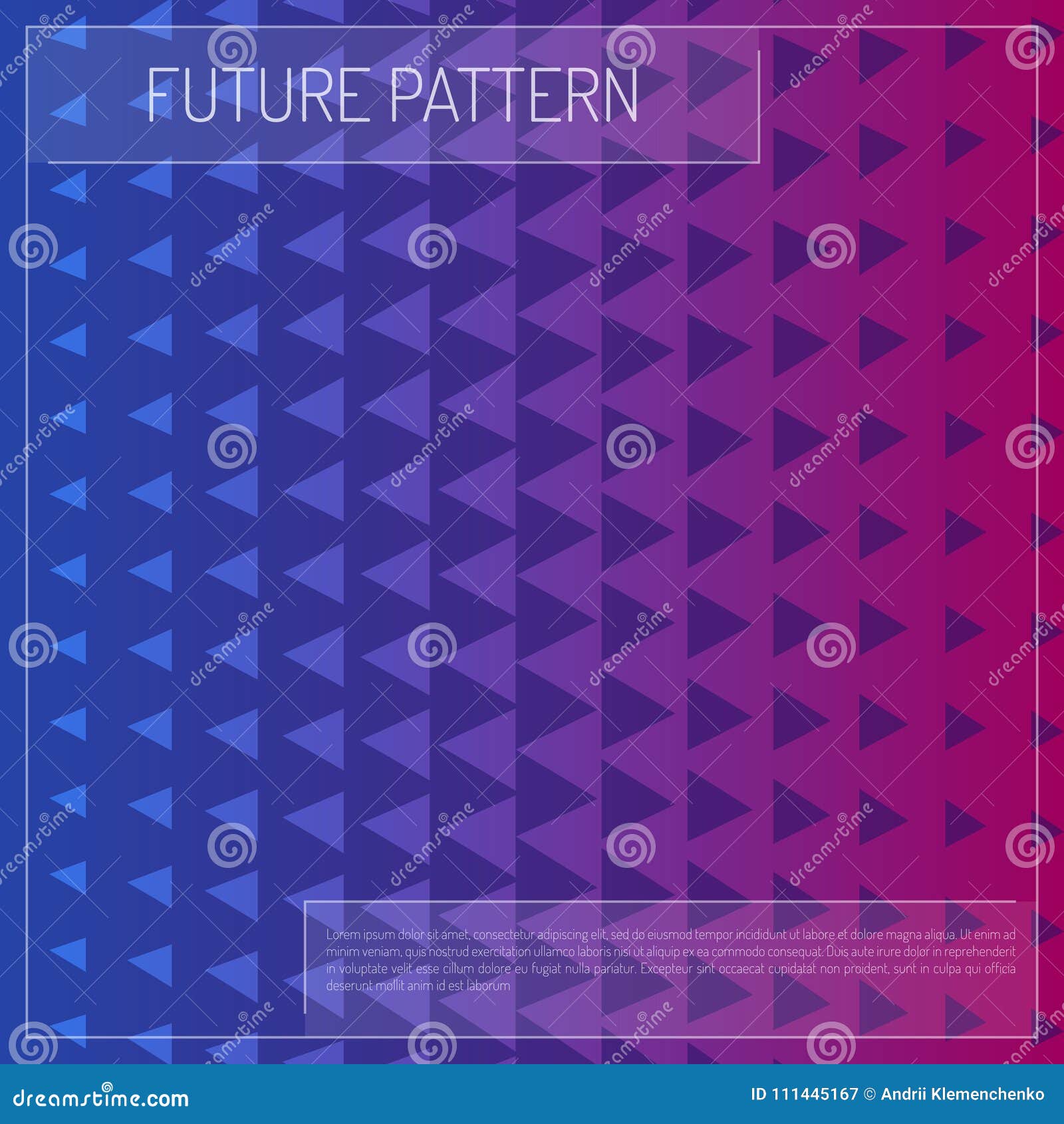 Geometric Triangles Stars Color Background. Future Texture Vector Used ...