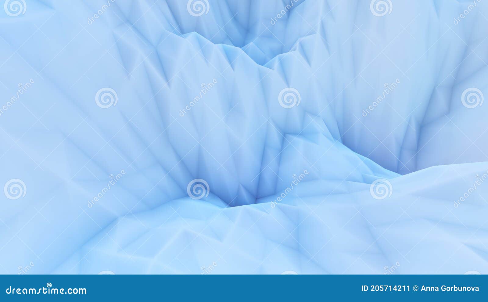 Iceberg Concept Abstract Light Blue Background 3d Render Stock ...