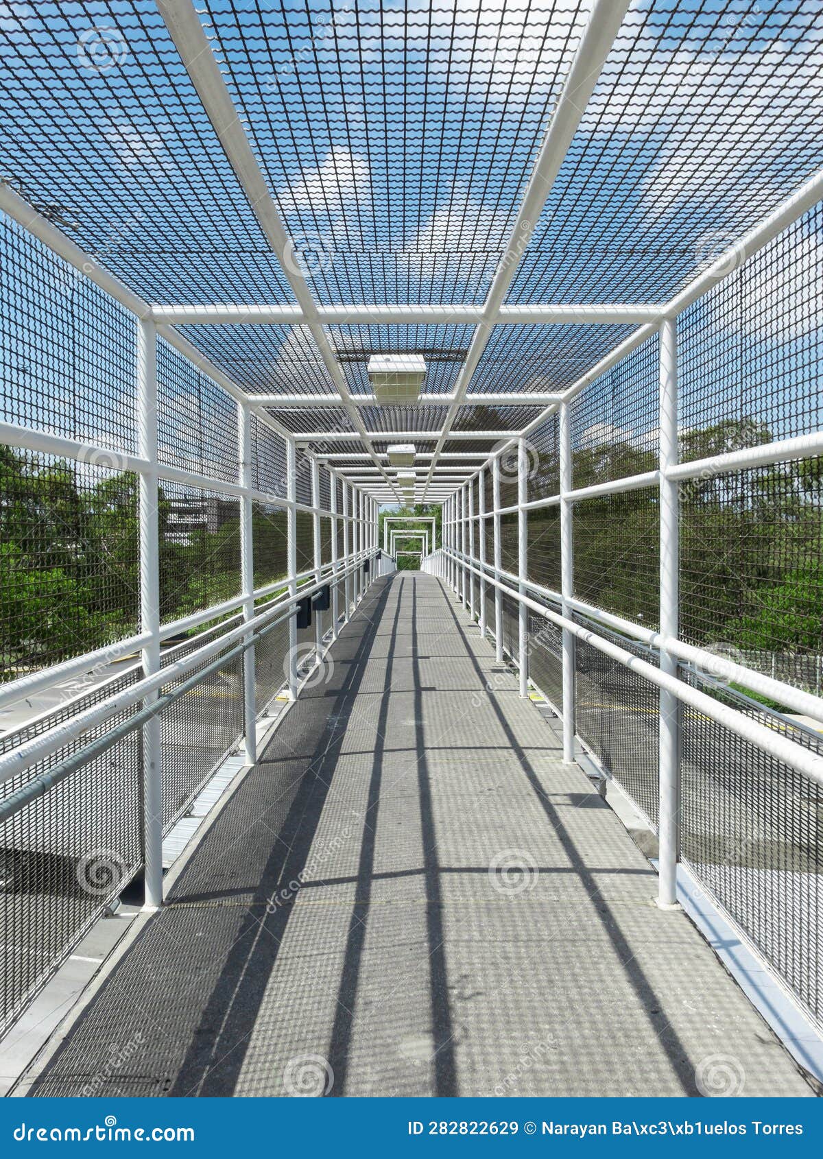 Geometric Tunnel in Bridge Perspective, Tunnel Concept Stock Image ...