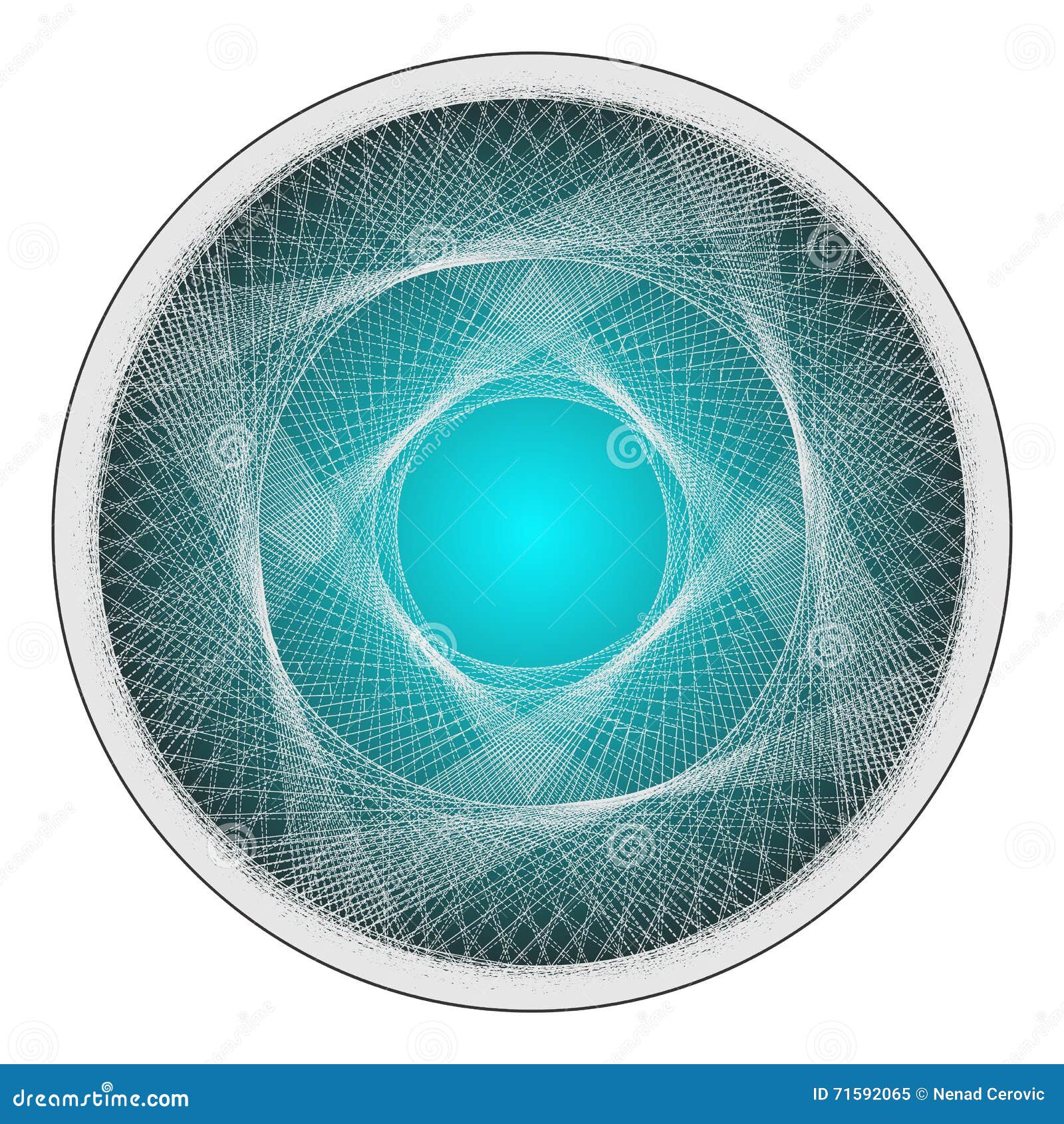 Geometric Twisted Organic Wire Frame Shape Vector Stock Vector ...