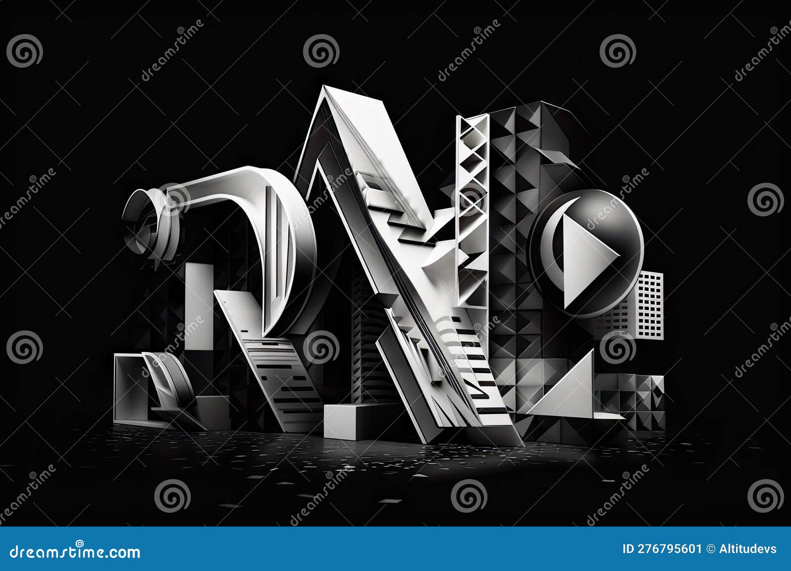 Geometric Typography and Letterforms, Playing with Scale and ...