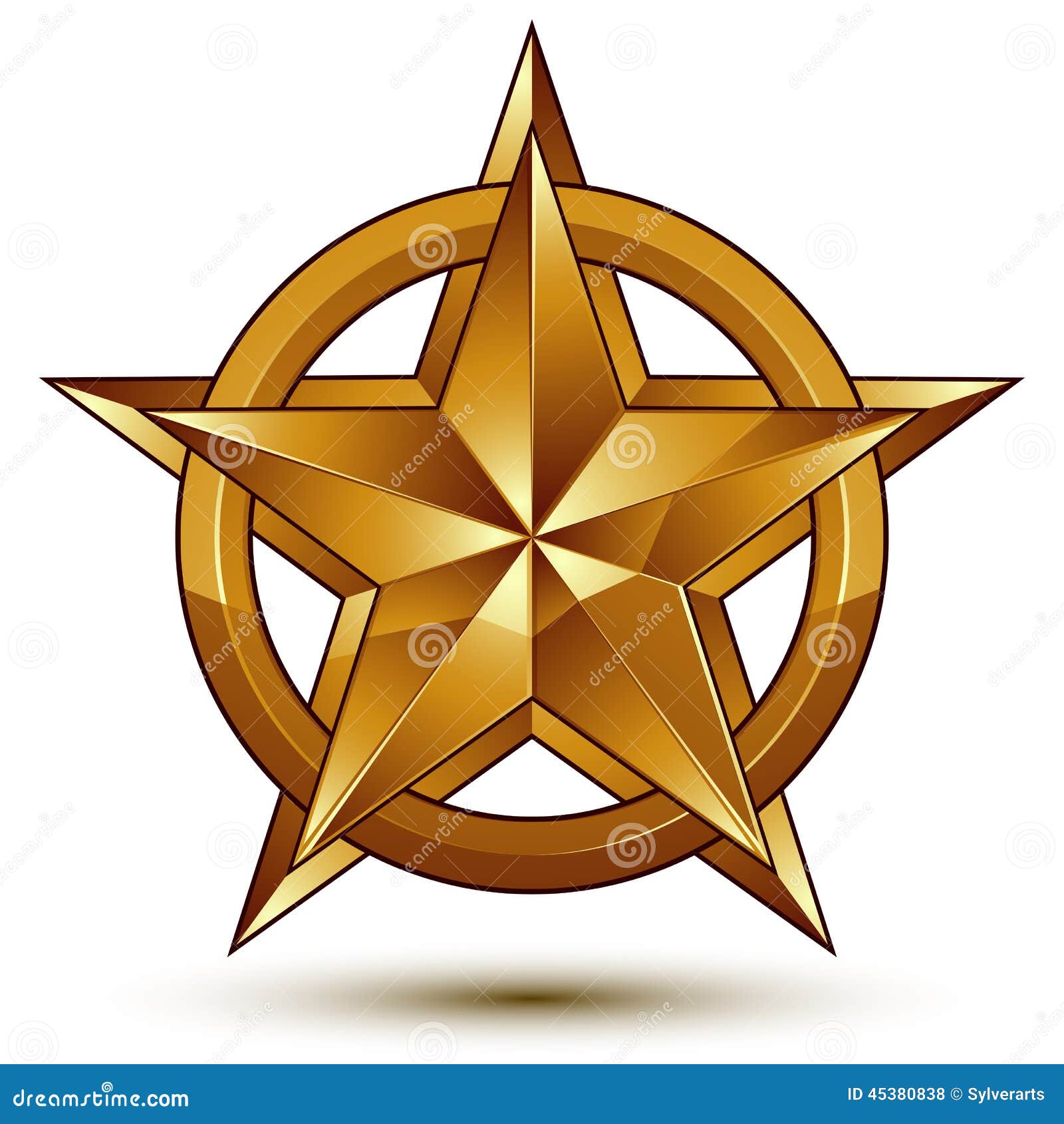 Geometric Vector Classic Golden Element Stock Vector - Illustration of ...