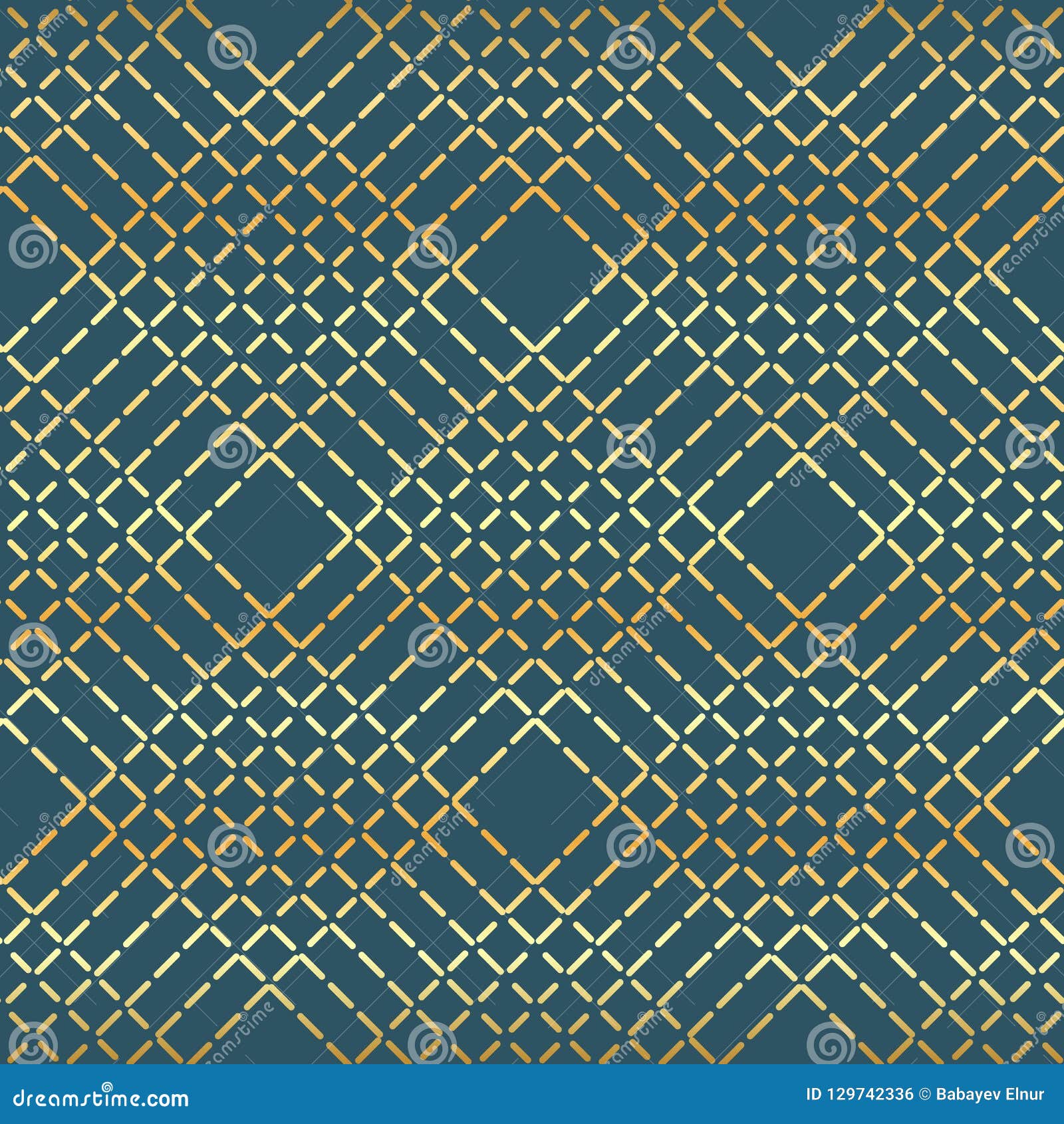 Geometric Vector Golden Line Pattern. Seamless Abstract Texture for ...