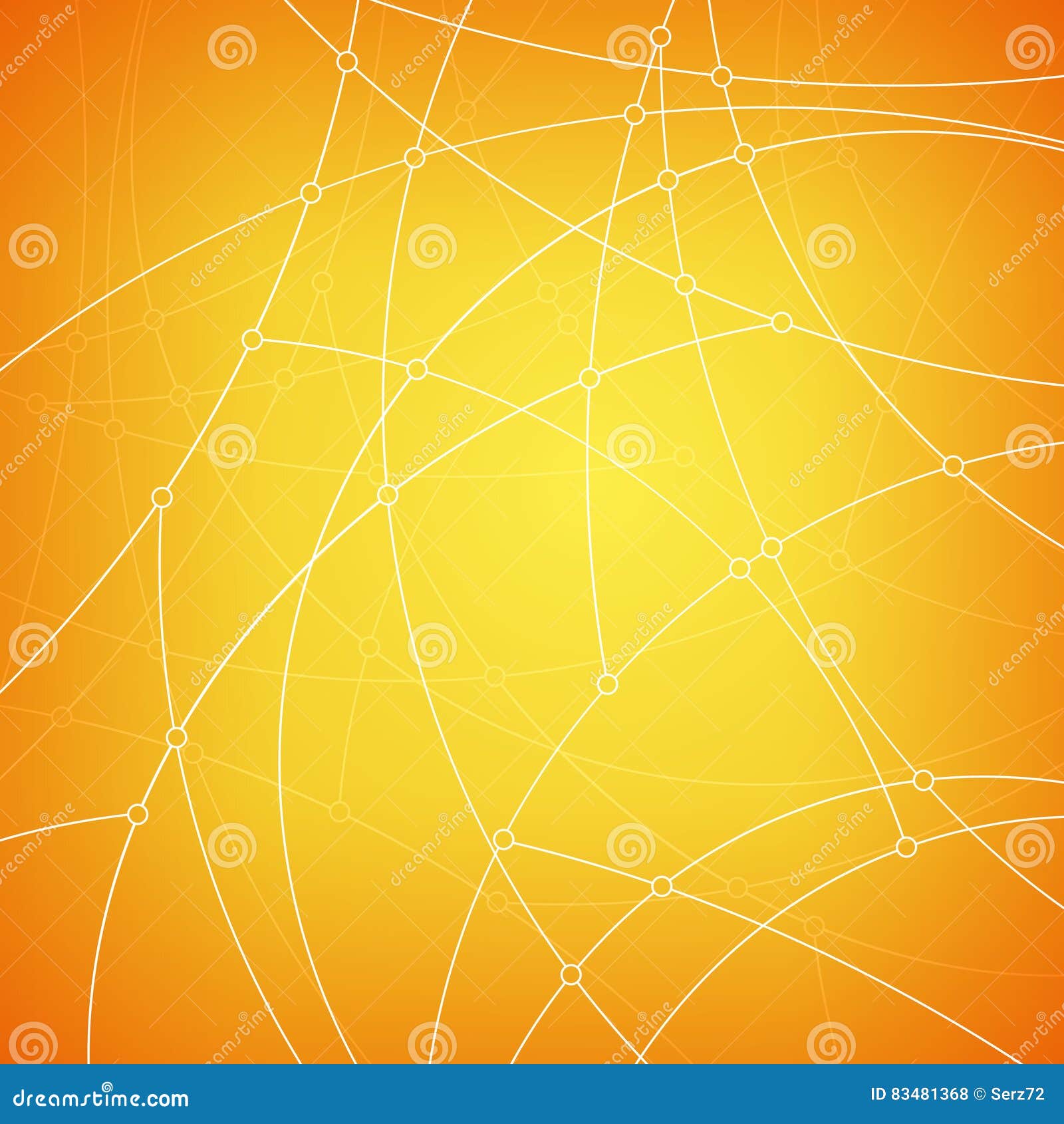 Geometric Vector Pattern,curves and Nodes Stock Vector - Illustration ...