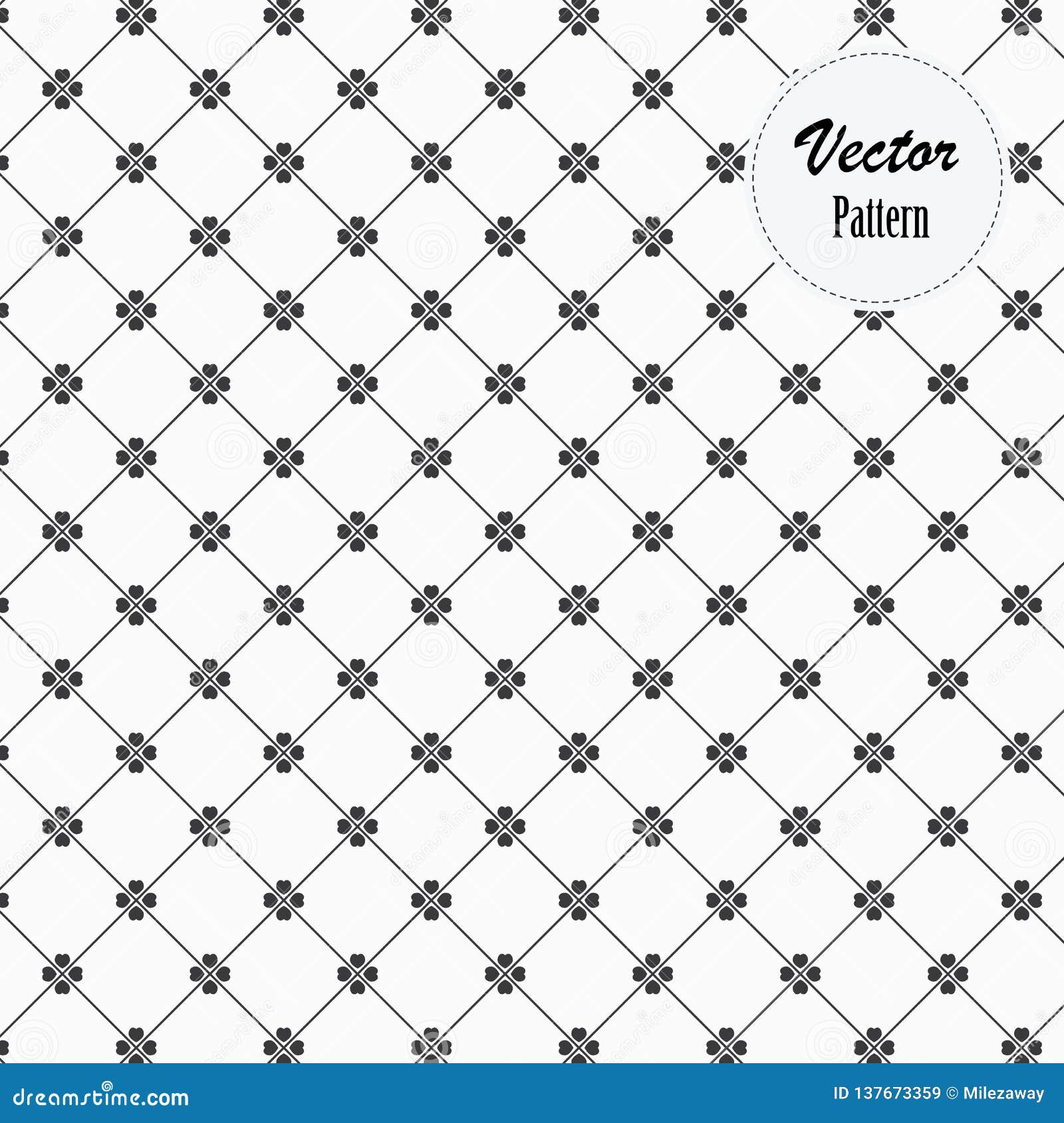 Geometric Vector Pattern, Repeating Abstract Small Flower or Floral and ...