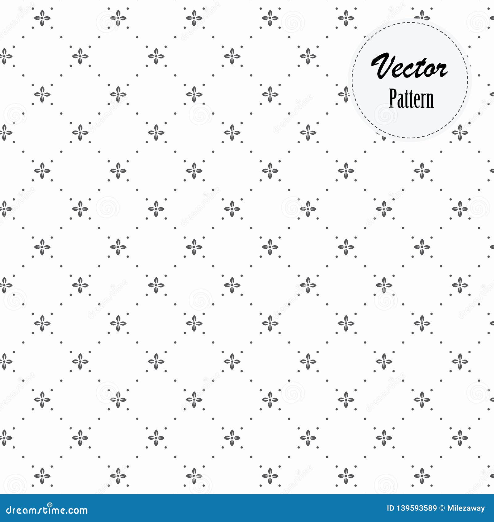 Dotted And Linear Seamless Pattern For Bullet Journal. Squared Notepad ...