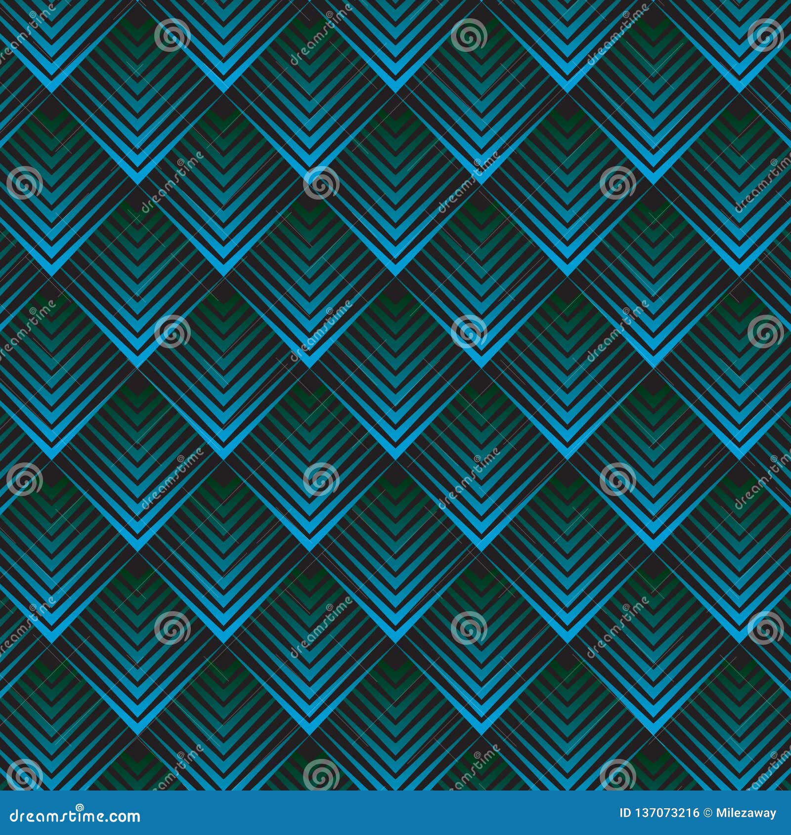 Geometric Vector Pattern, Repeating Linear Triangles Decorates Graphic ...