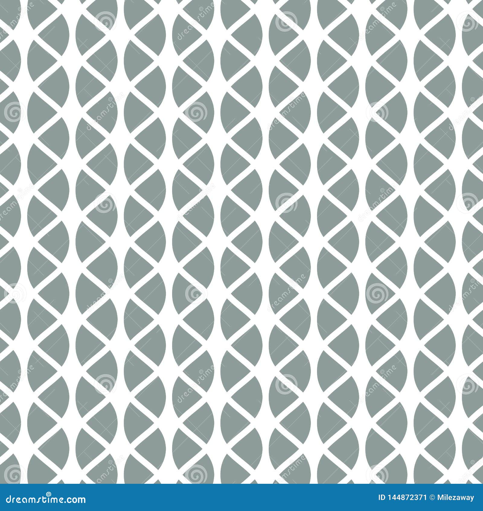 Geometric Vector Pattern, Repeating Rhombus Shape and Abstract Flower ...