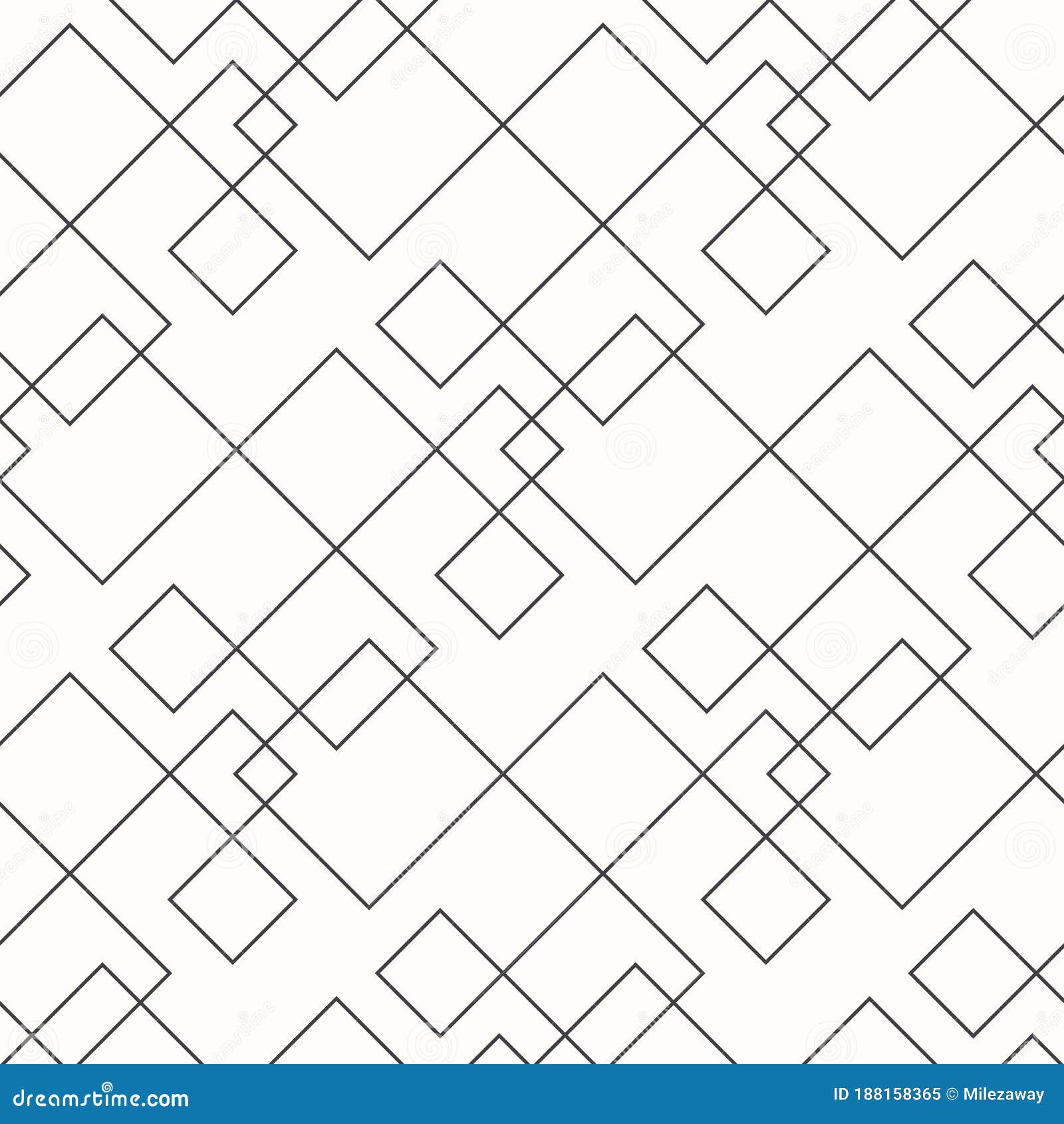 Geometric Vector Pattern, Repeating Thin Linear Square Diamond Shape ...