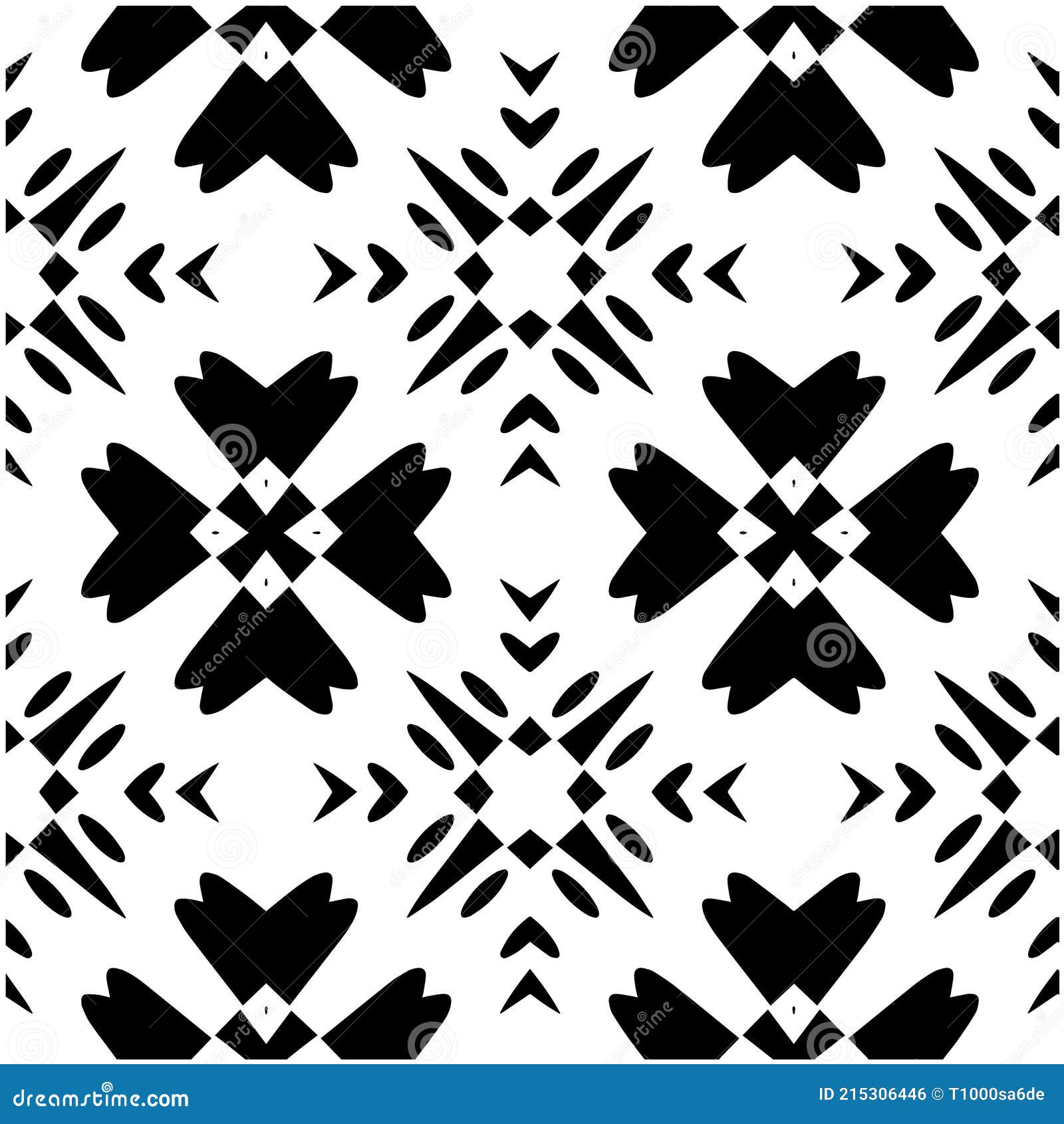 Geometric Vector Pattern with Triangular Elements. Seamless Abstract ...