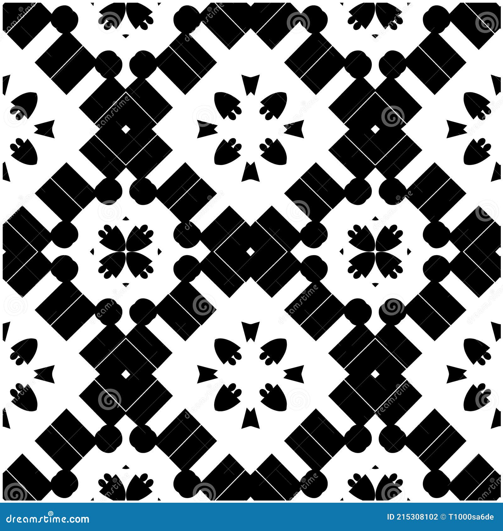 Geometric Vector Pattern with Triangular Elements. Seamless Abstract ...