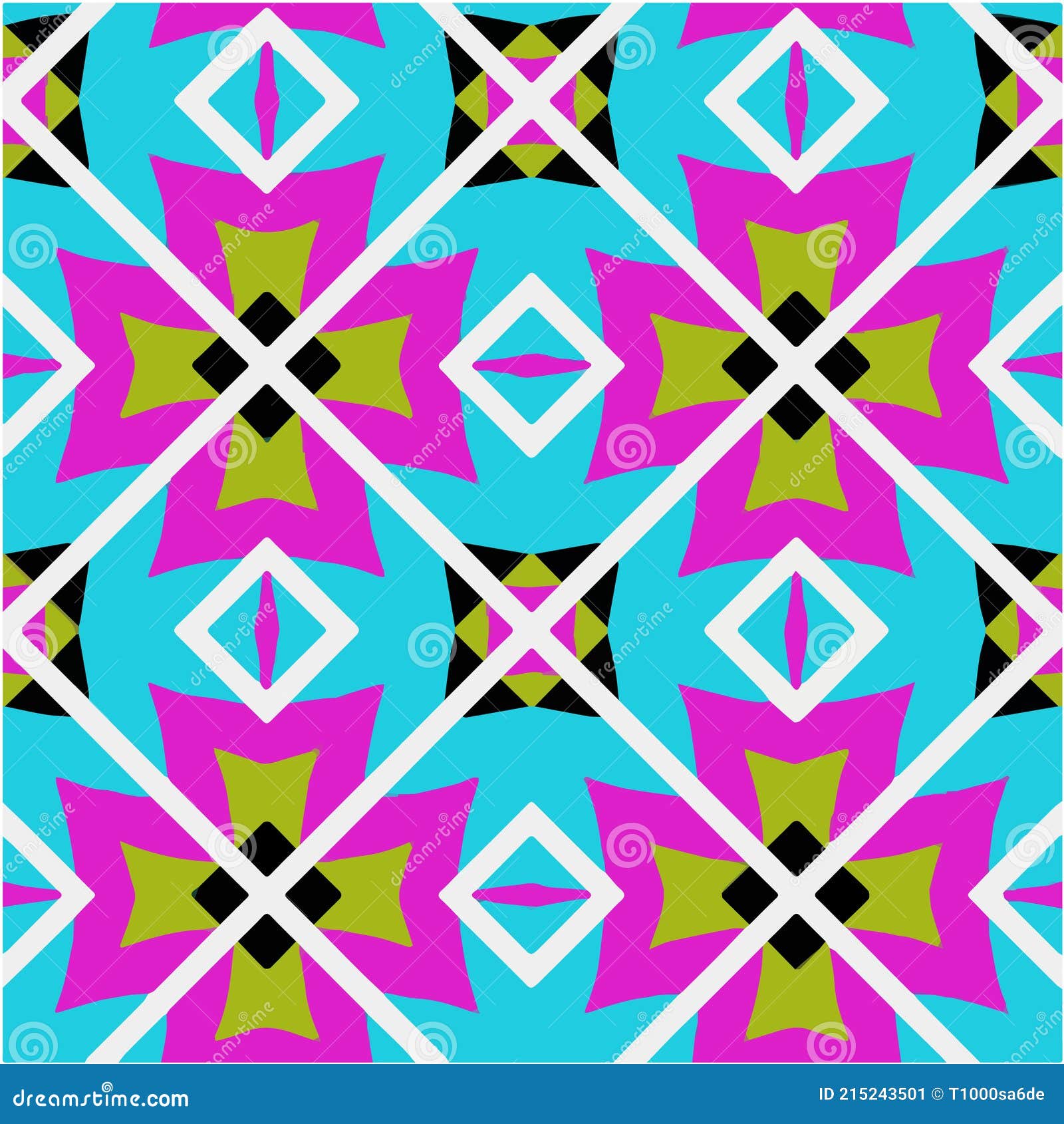 Geometric Vector Pattern with Triangular Elements. Seamless Abstract ...