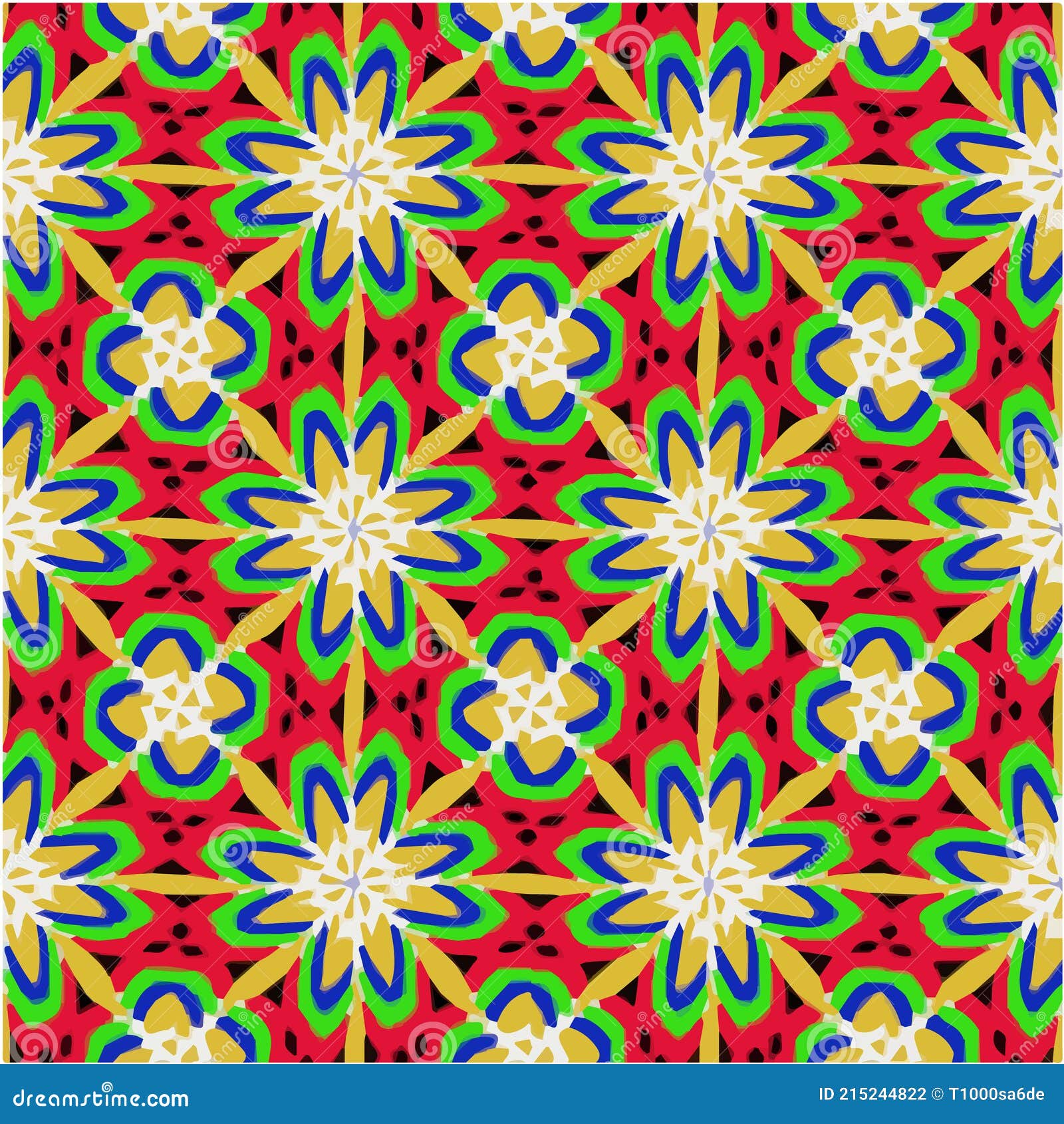 Geometric Vector Pattern with Triangular Elements. Seamless Abstract ...