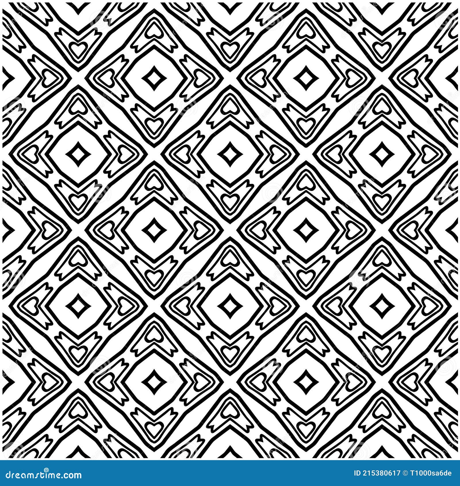 Geometric Vector Pattern with Triangular Elements. Seamless Abstract ...