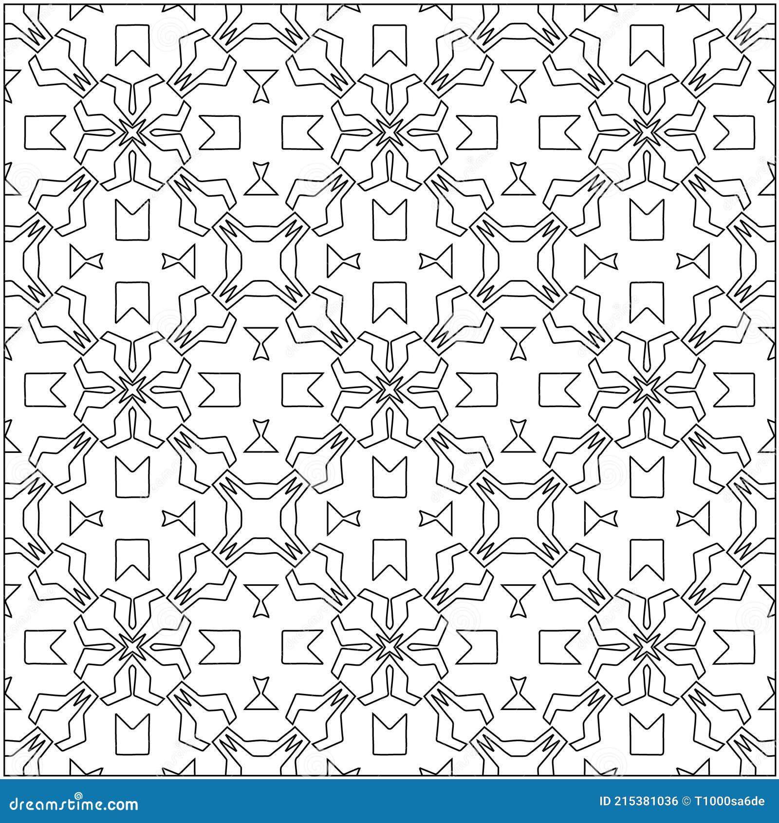 Geometric Vector Pattern with Triangular Elements. Seamless Abstract ...