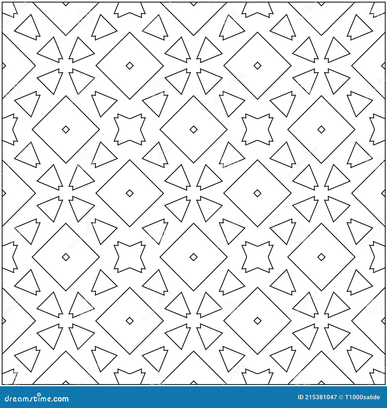 Geometric Vector Pattern with Triangular Elements. Seamless Abstract ...