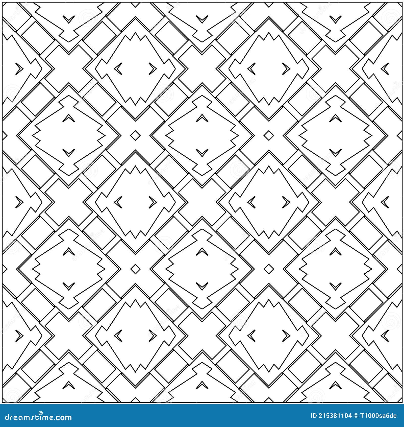 Geometric Vector Pattern with Triangular Elements. Seamless Abstract ...