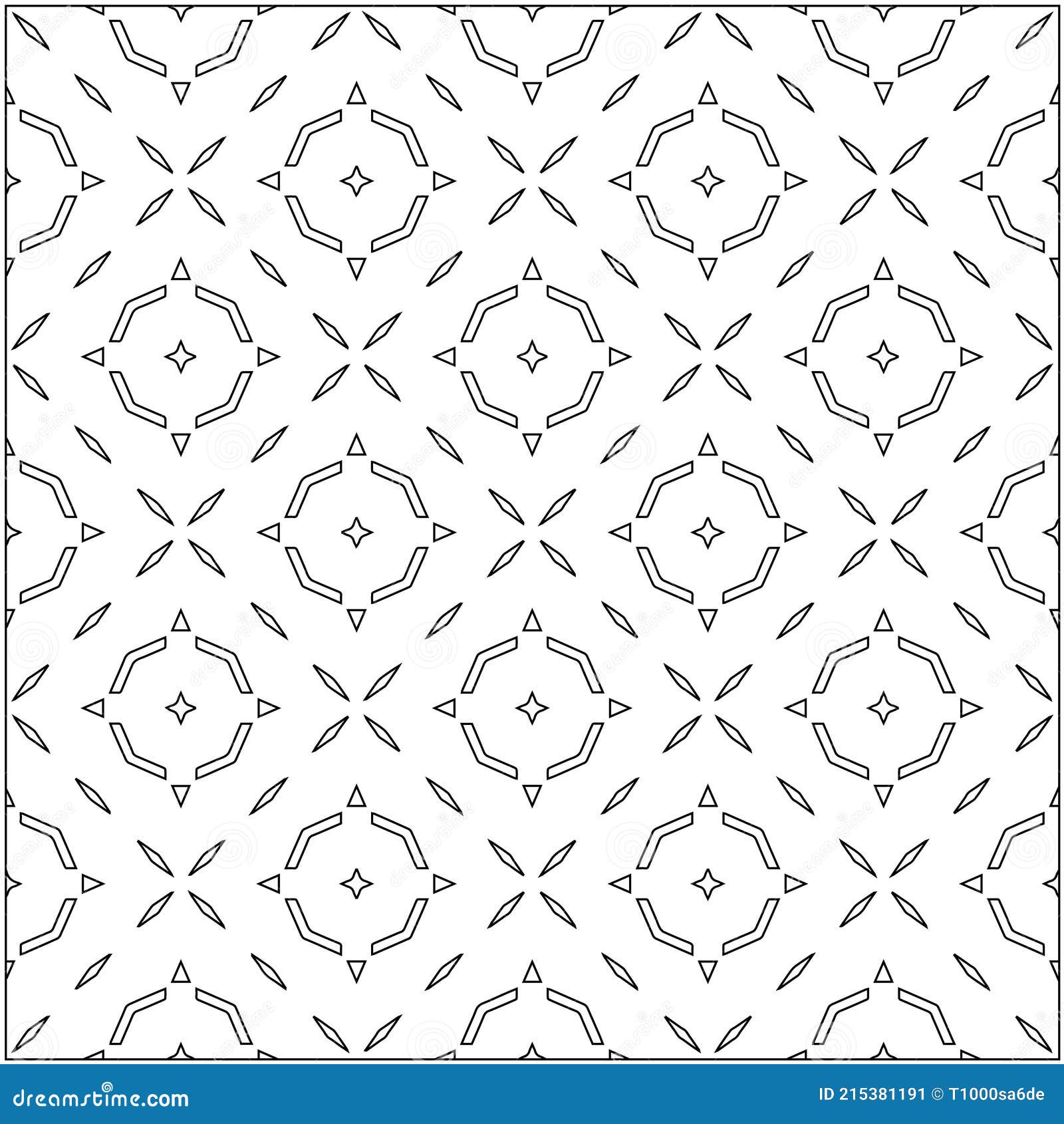 Geometric Vector Pattern with Triangular Elements. Seamless Abstract ...