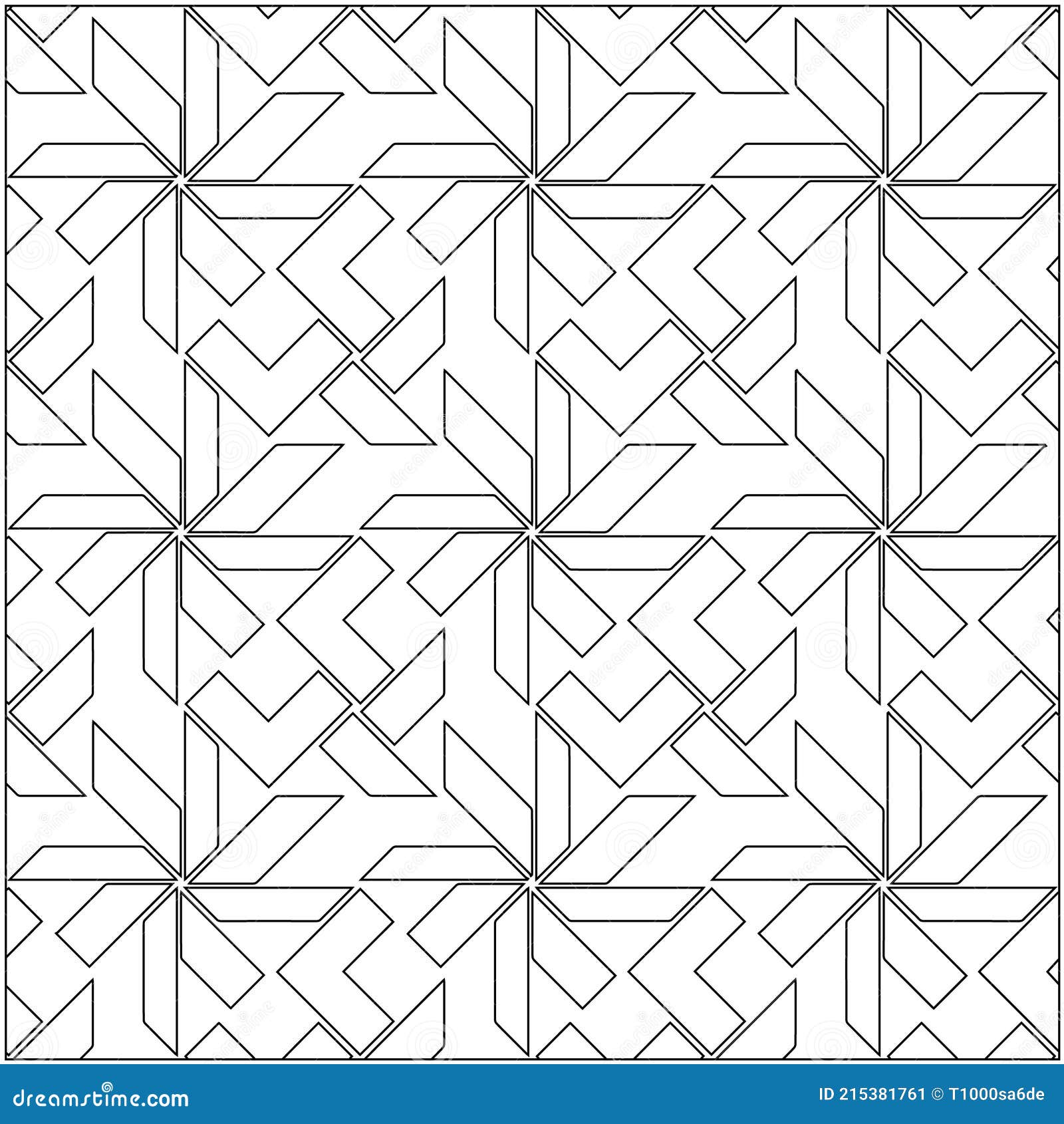 Geometric Vector Pattern with Triangular Elements. Seamless Abstract ...