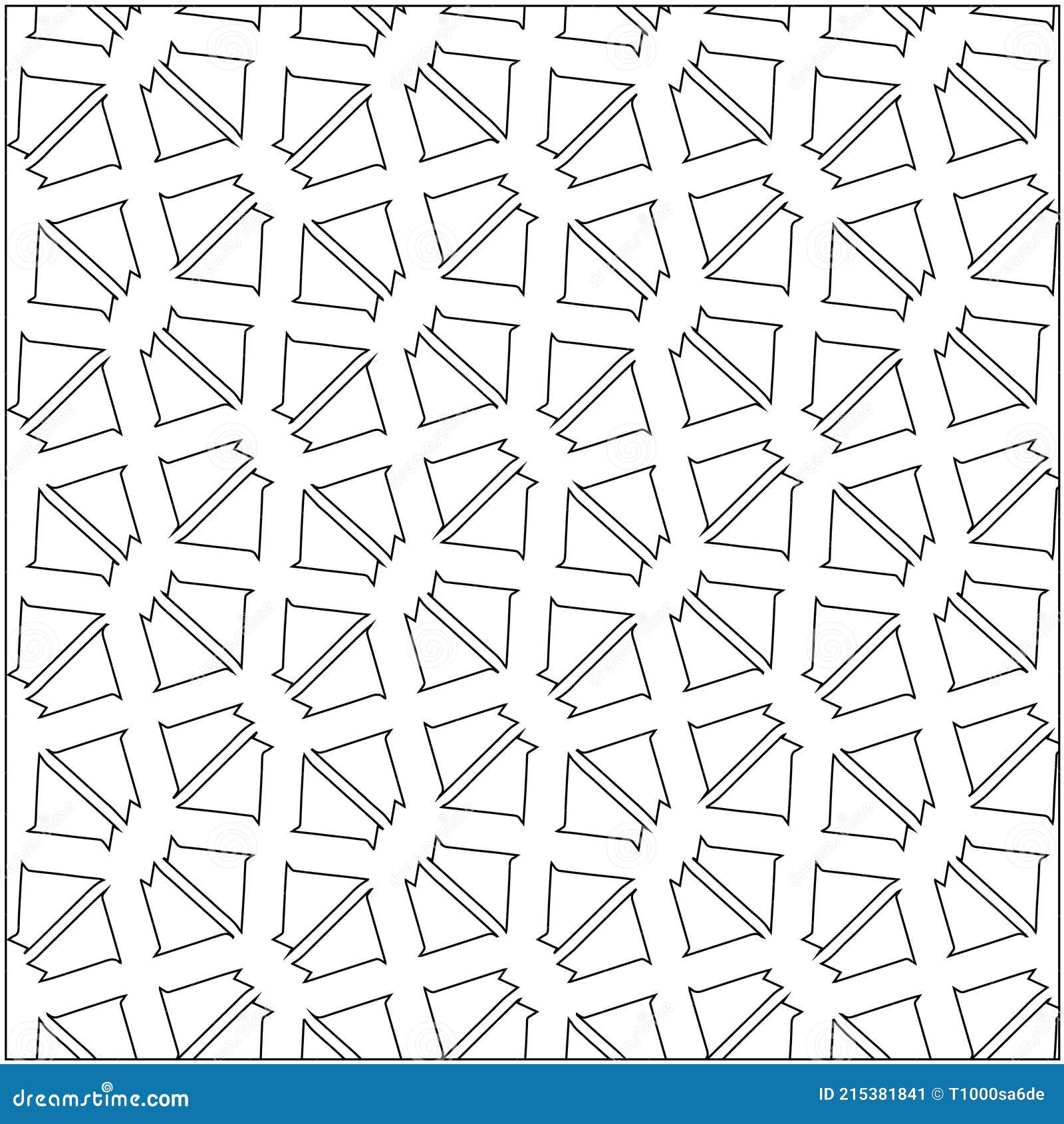 Geometric Vector Pattern with Triangular Elements. Seamless Abstract ...