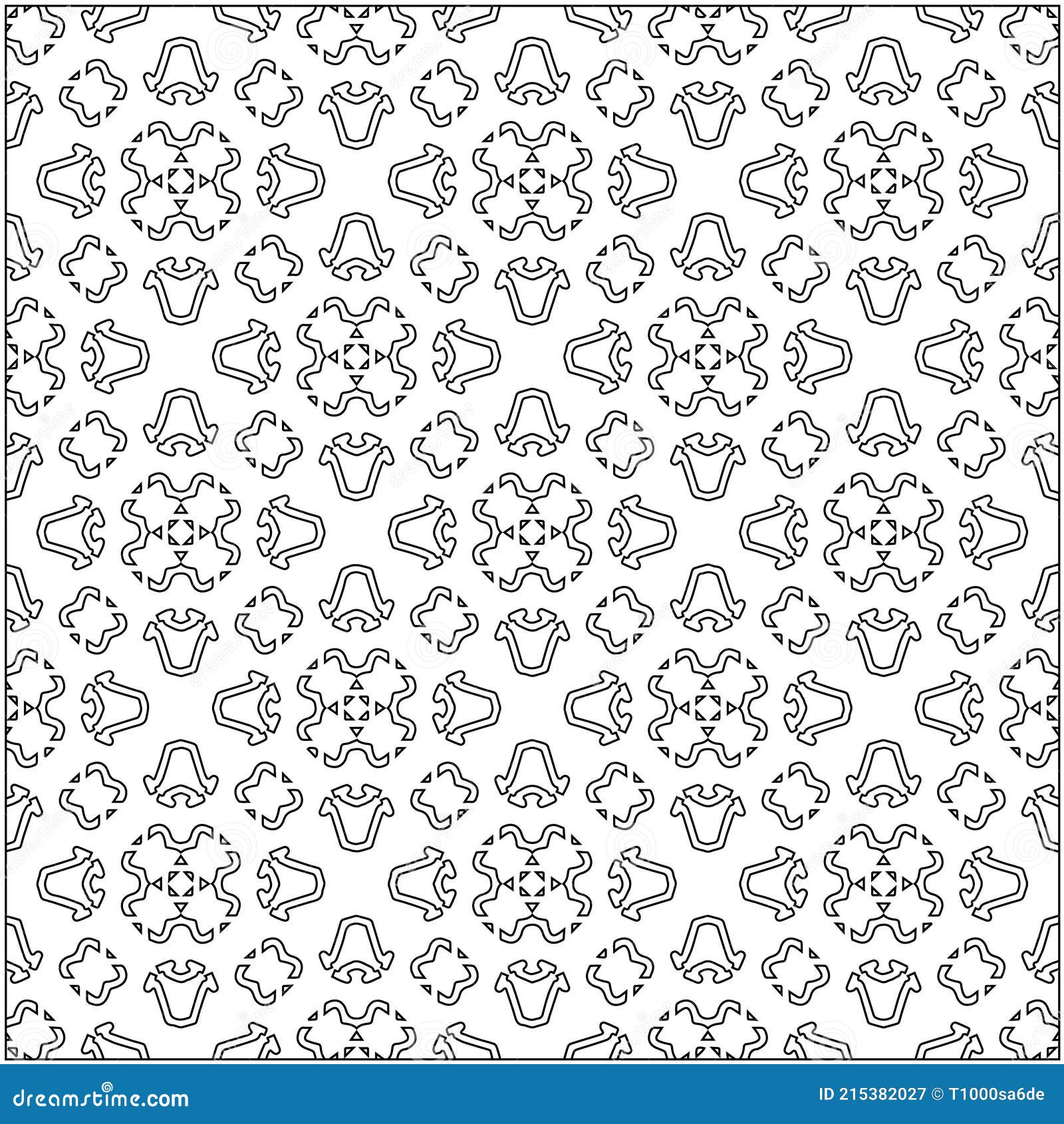 Geometric Vector Pattern with Triangular Elements. Seamless Abstract ...