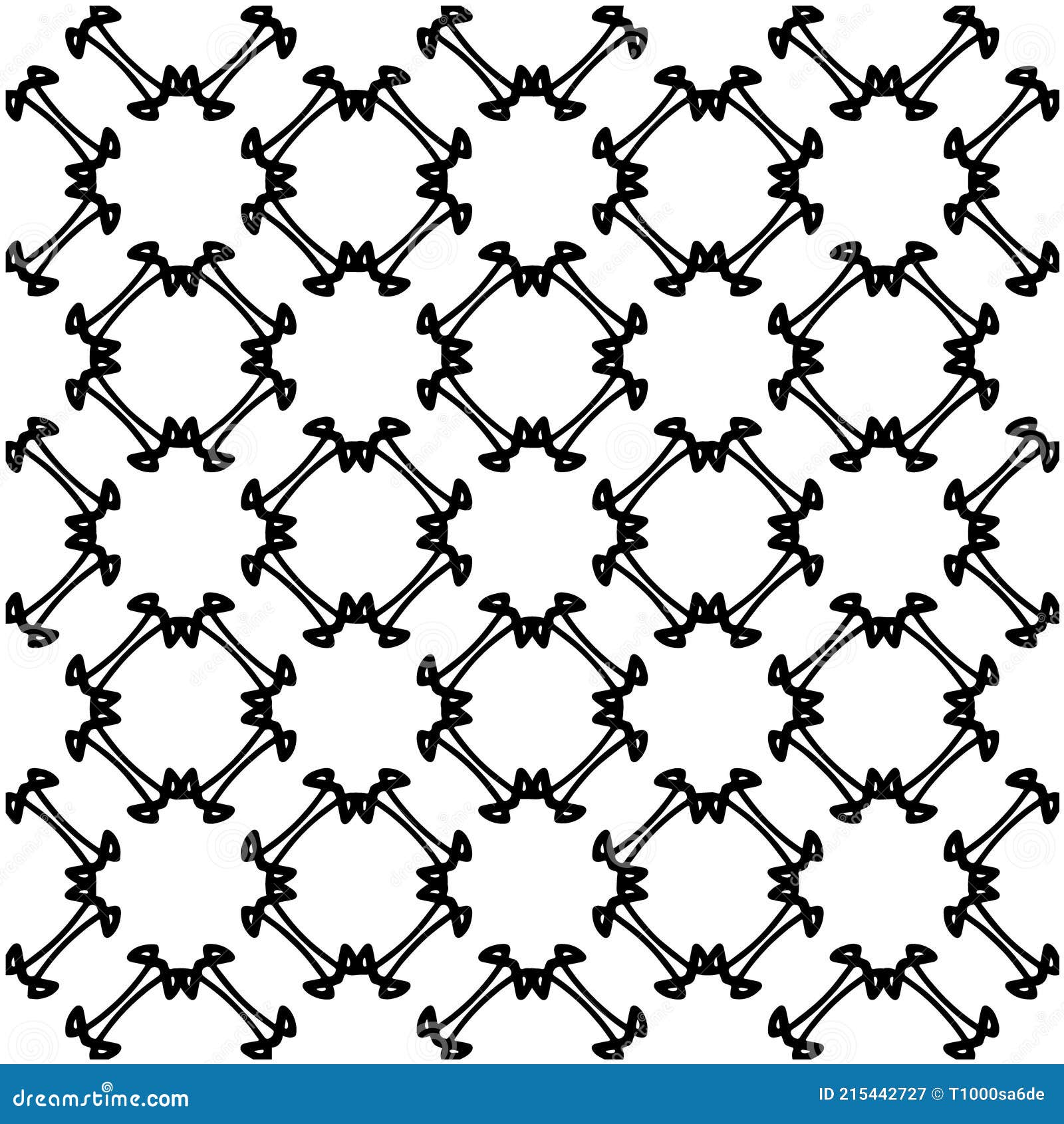 Geometric Vector Pattern with Triangular Elements. Seamless Abstract ...