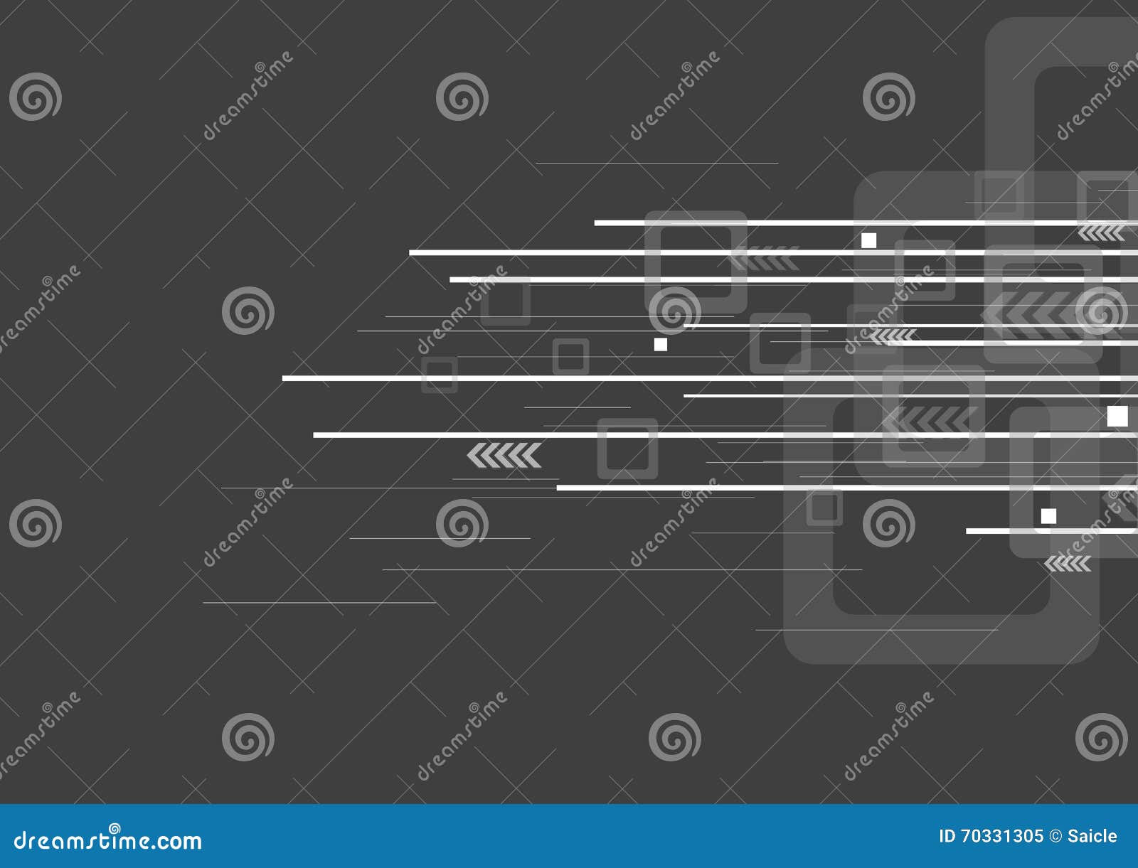Geometric Vector Tech Grey Background Stock Vector - Illustration of ...