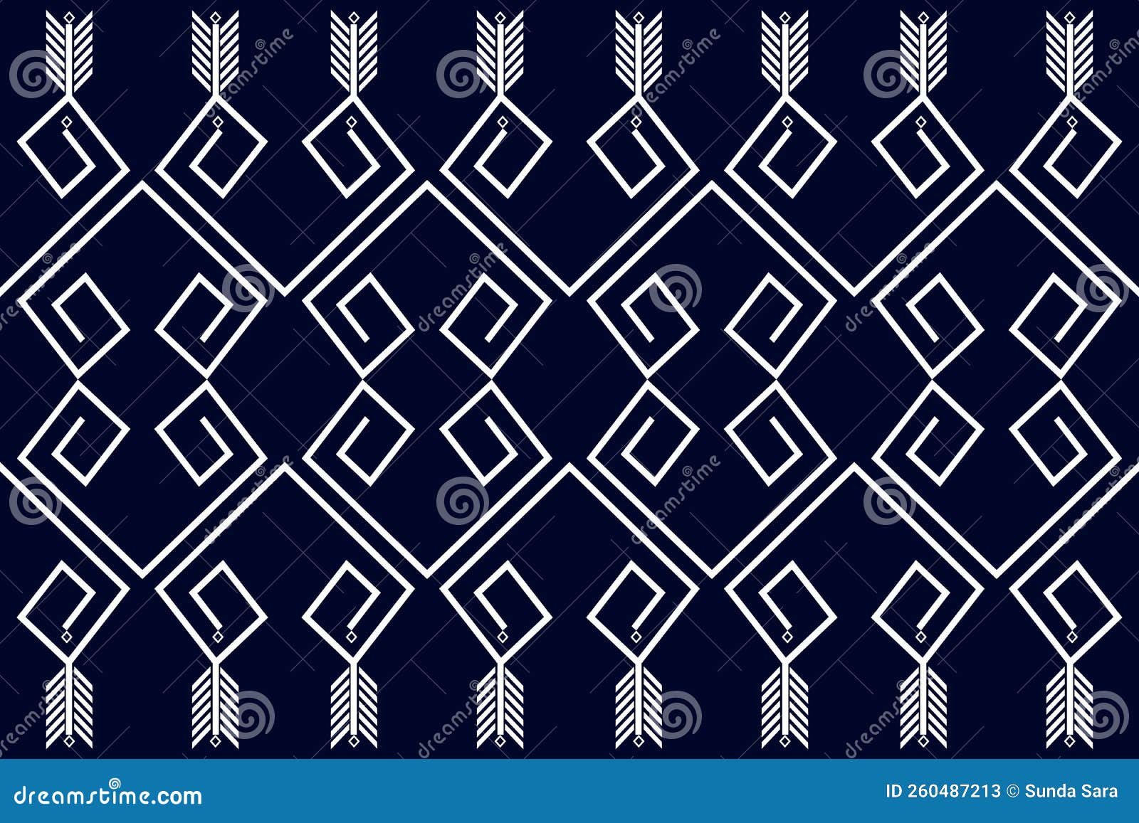 Geometric Vertical Pattern White Abstract Ethnic Design. Stock ...