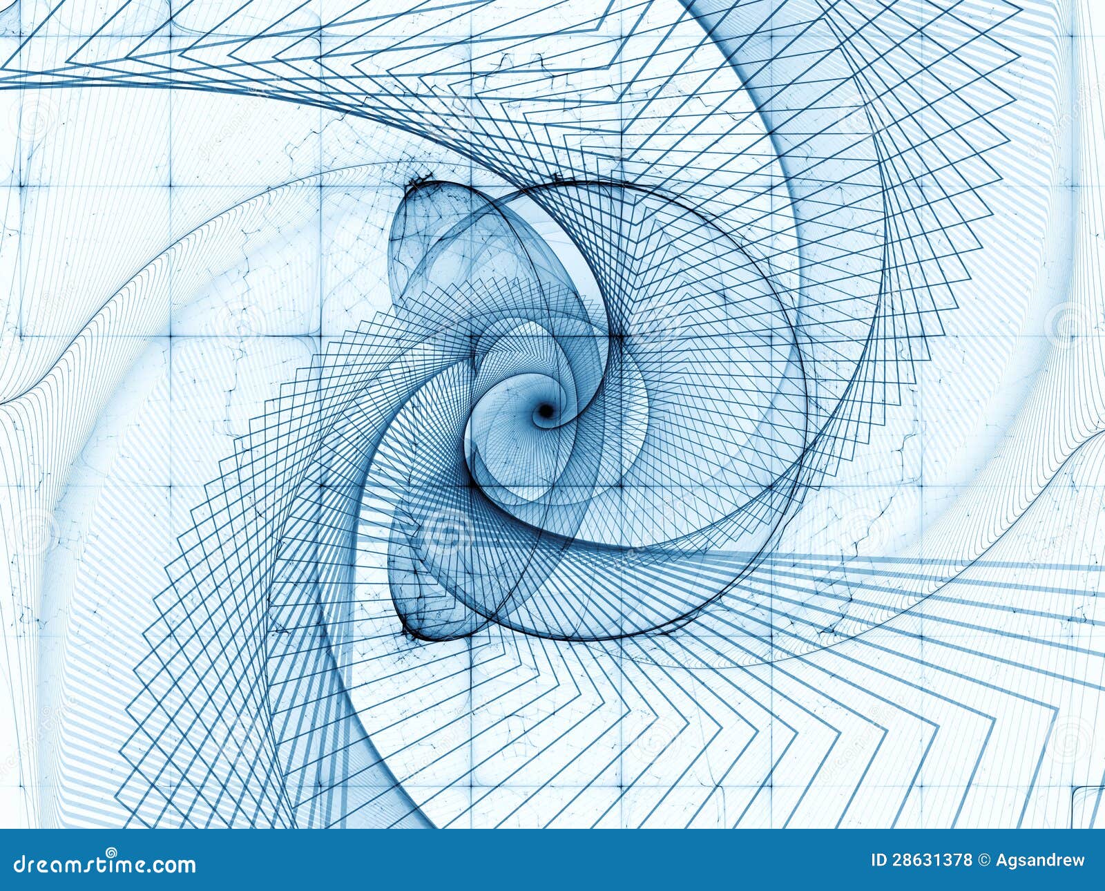 Geometric Vortex stock illustration. Image of background - 28631378
