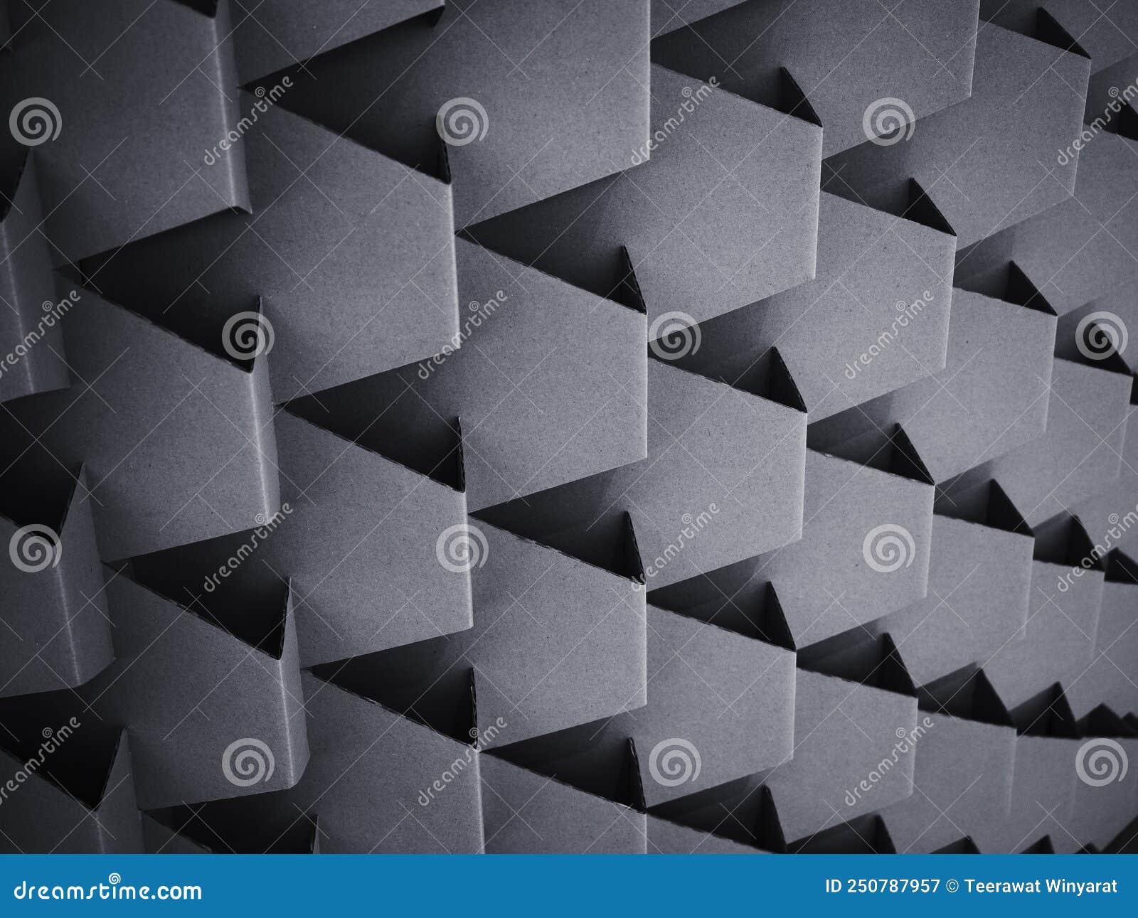 Geometric Wall Pattern Grey Architecture Details Stock Image - Image of ...