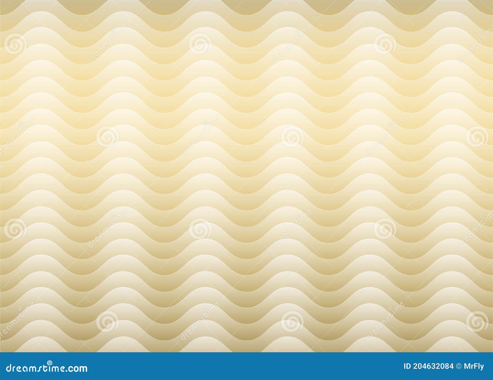 Geometric Water Waves with Golden Fading Background, Vector ...