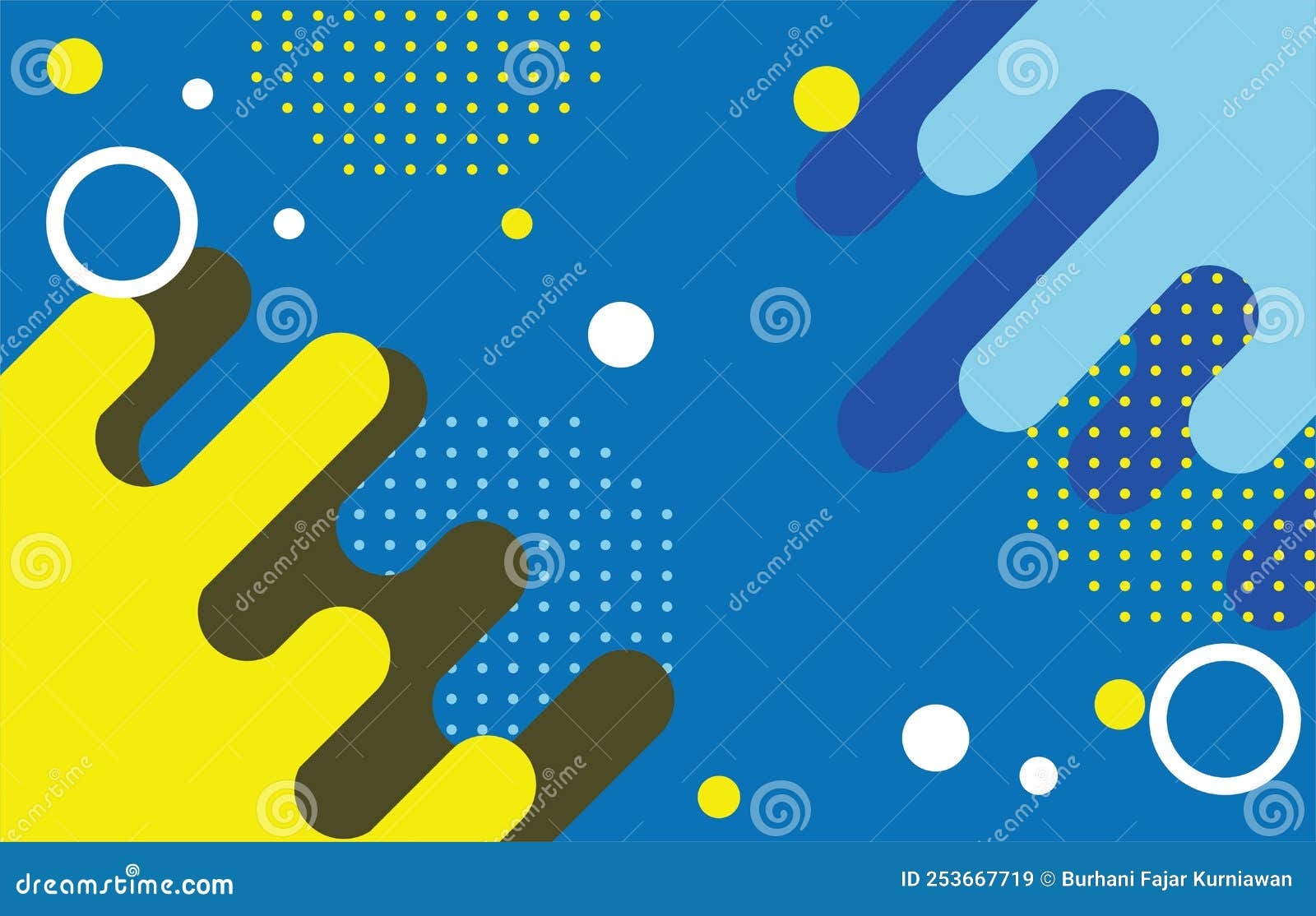 Abstract Geometric Wave Gradient Background Vector Illustration Stock ...