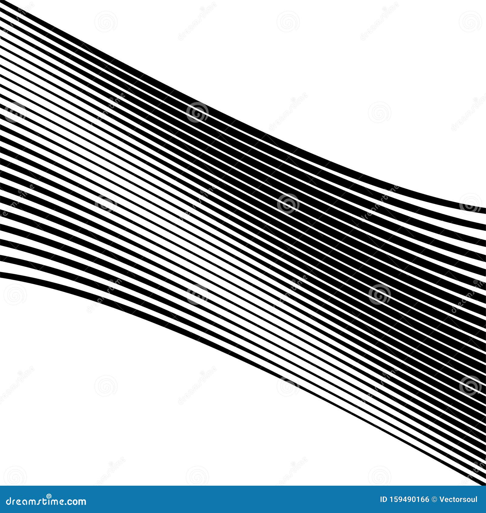 Geometric Waving, Wavy Parallel Lines. Ripple, Twisted Lines Pattern ...