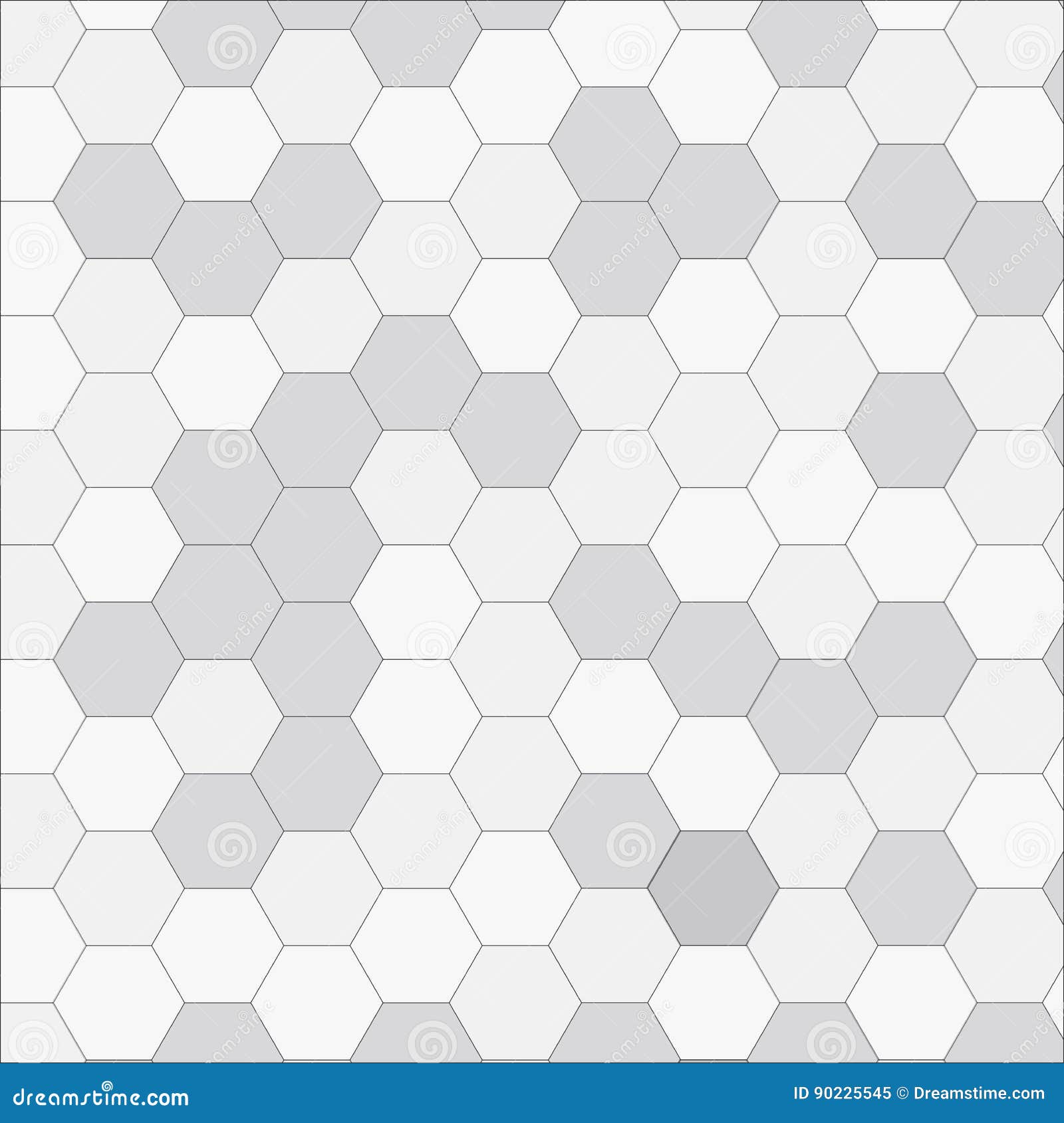 Geometric White Texture Hexagon Stock Illustration - Illustration of ...