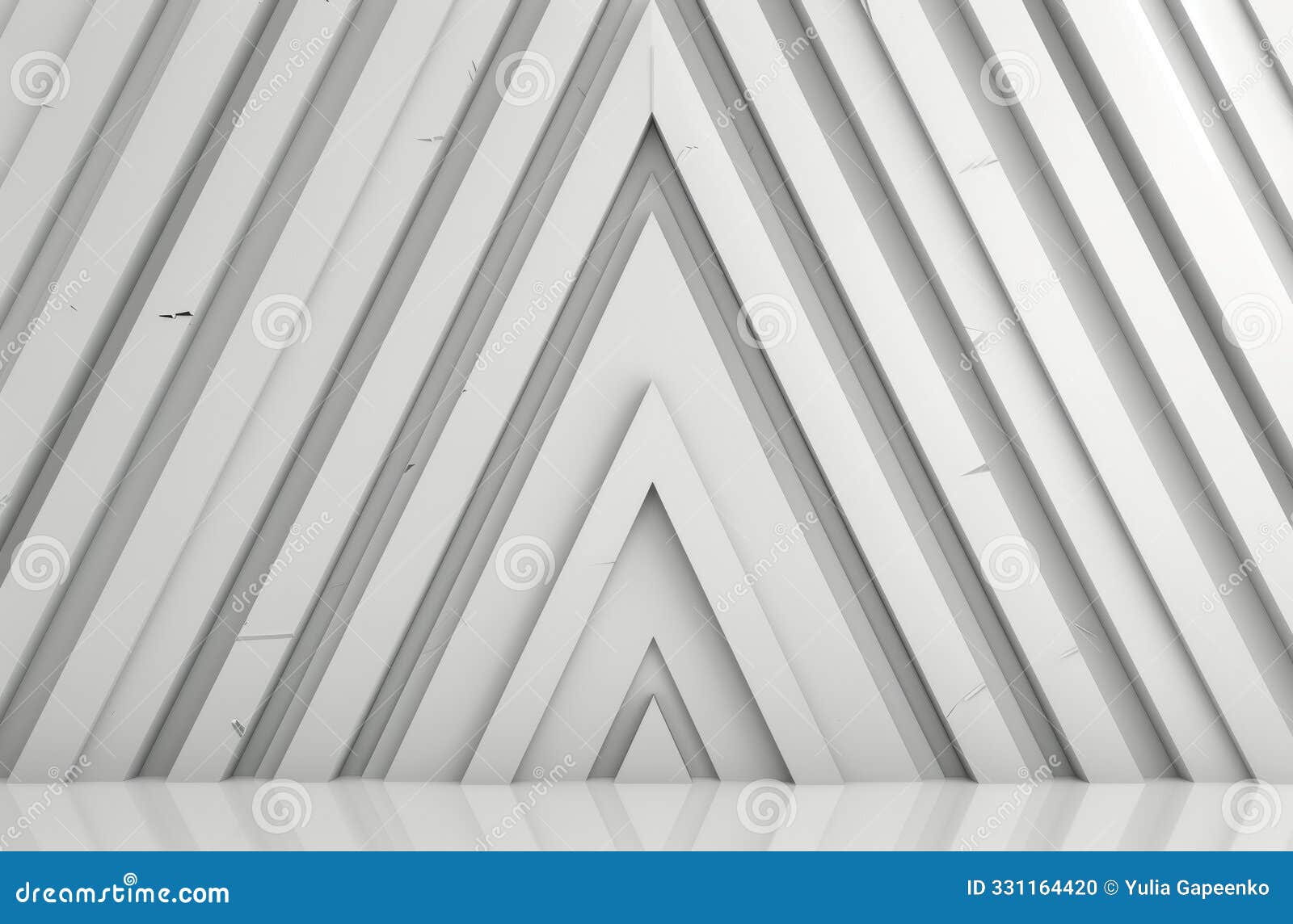Geometric White Wall Design with Angled Patterns in a Modern Interior ...
