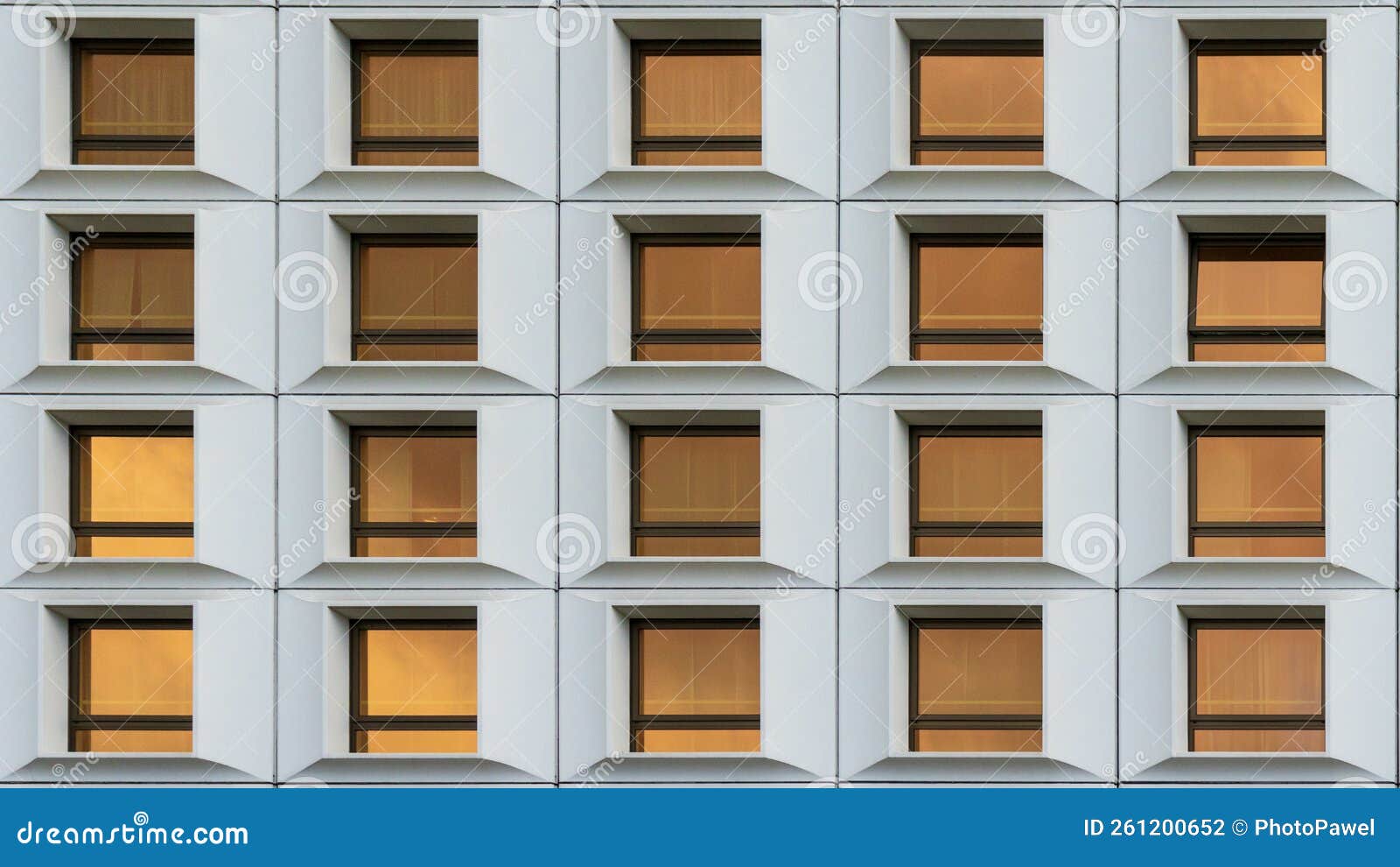 Geometric Window Building As Abstract Texture. Building Windows Pattern ...