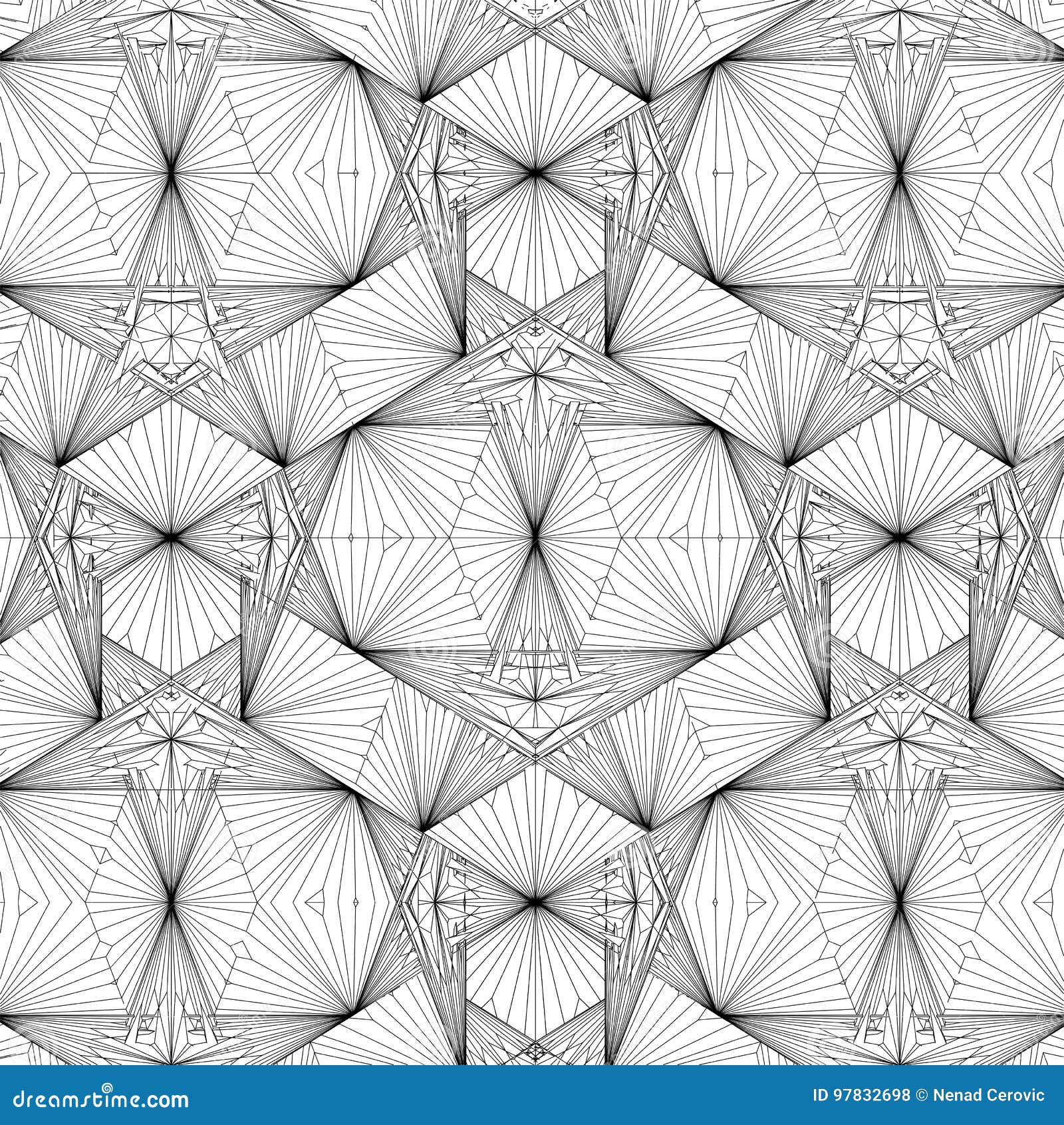 Geometric Wire Line Structure Illustration Vector Stock Vector ...