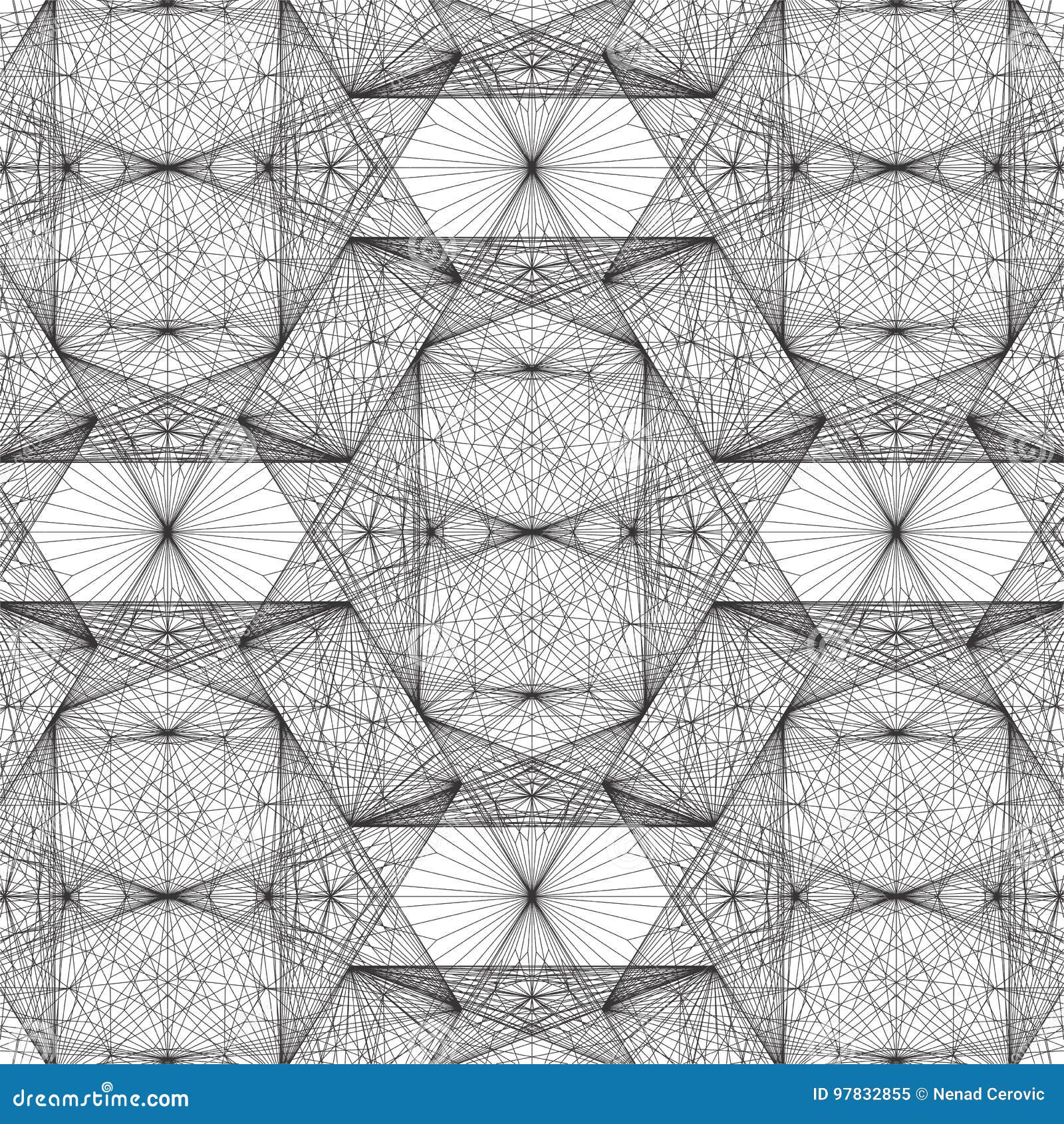 Geometric Wire Line Structure Illustration Vector Stock Vector ...