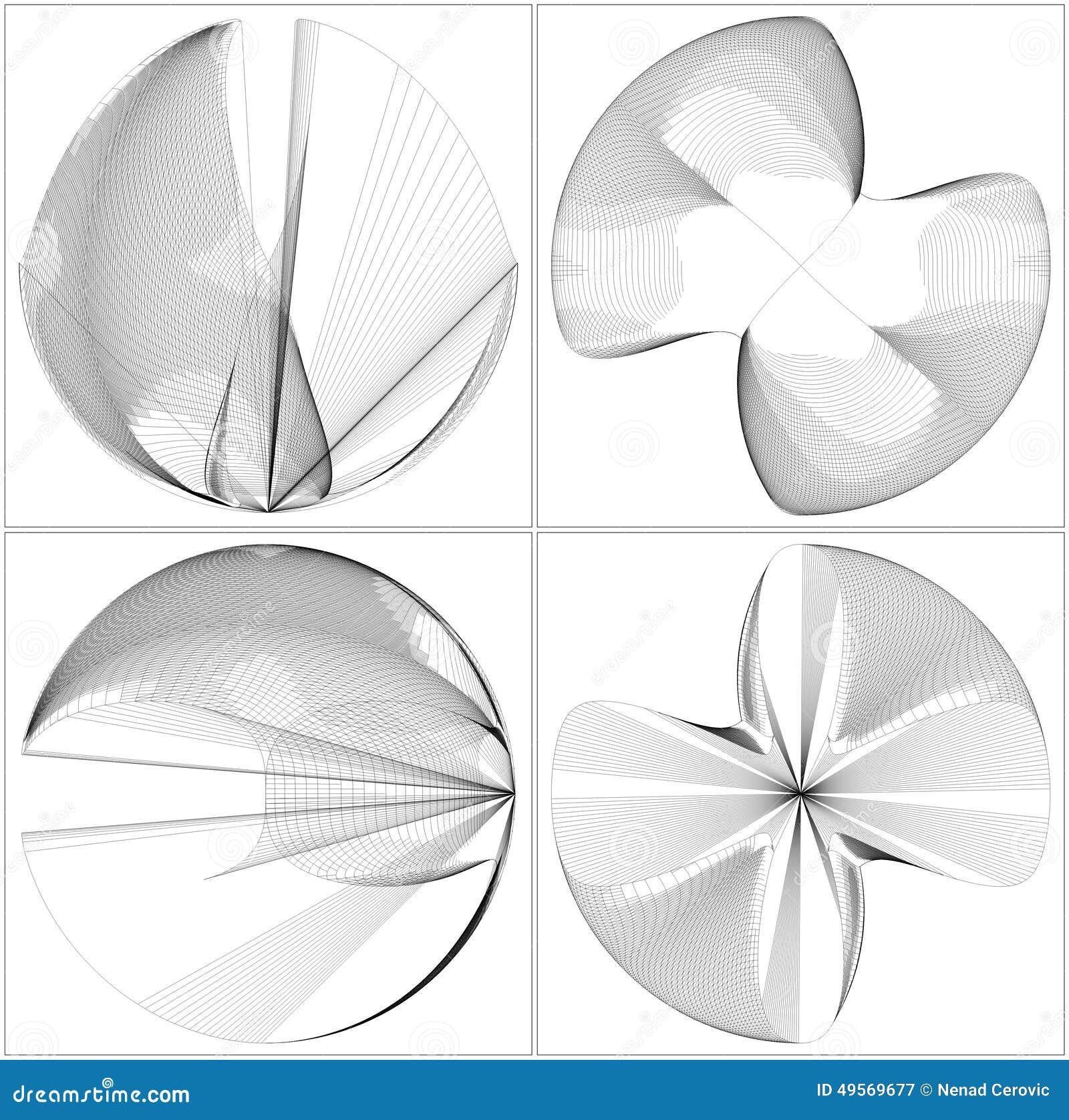 Geometric Wireframe Shape Vector Stock Vector - Illustration of ...